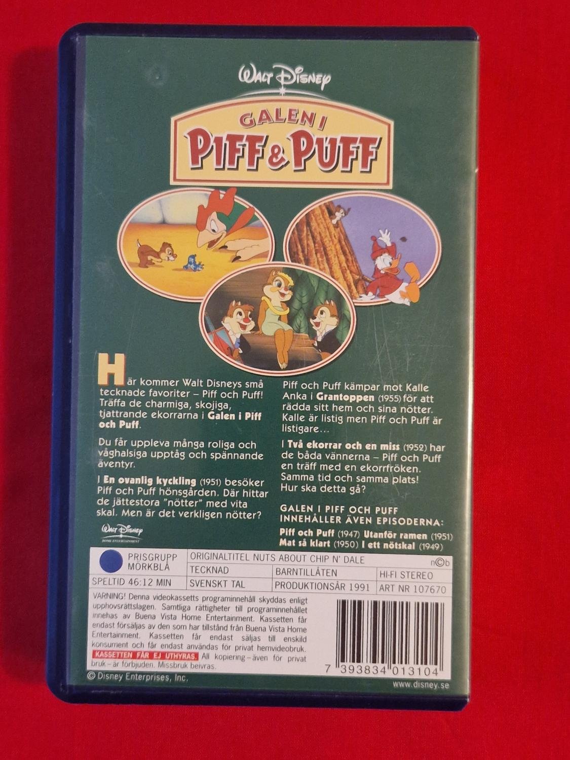 GALEN I PIFF OCH PUFF - DISNEY - V.. | Köp från Finelle på Tradera ...