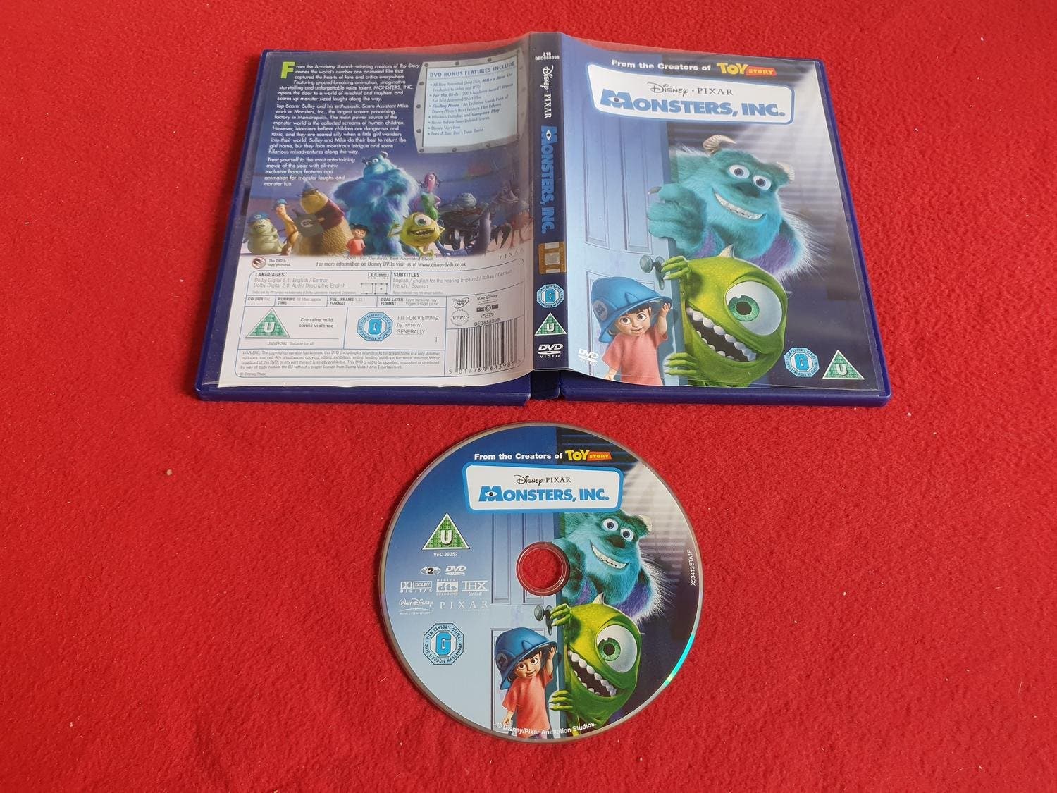 DISNEY PIXAR MONSTERS INC till .. | Köp från game-world på Tradera ...