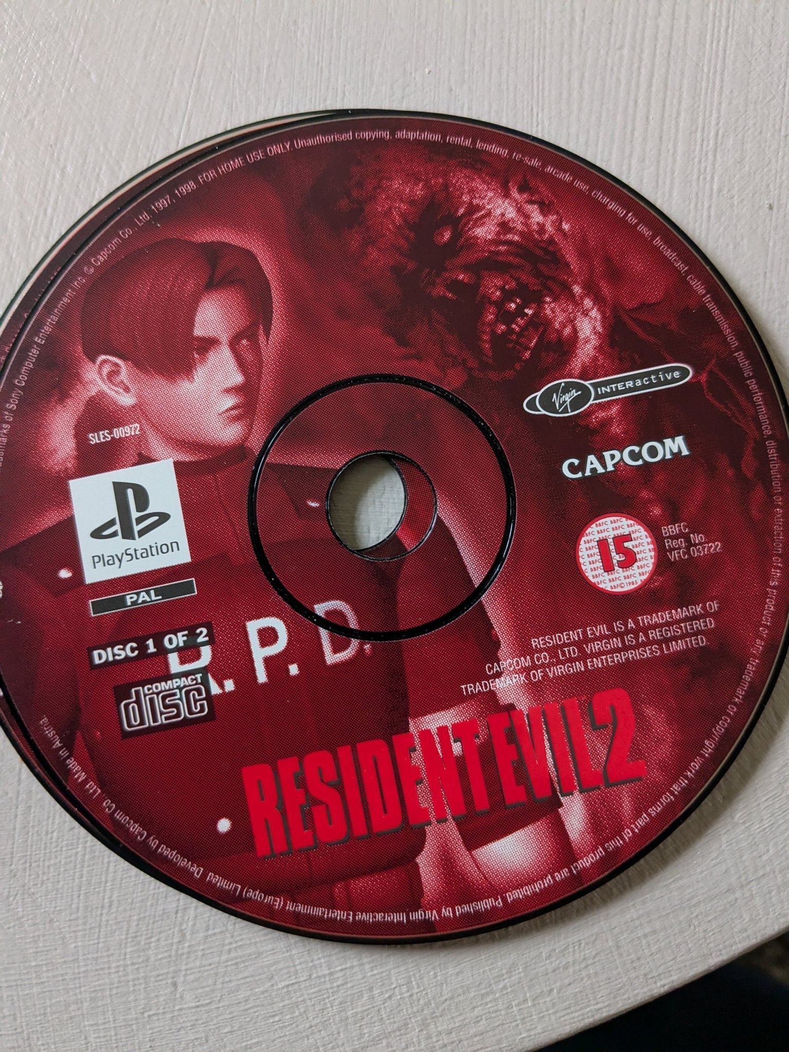 Resident Evil 2 - Playstation 1 fungerar på ps3 | Köp på Tradera ...