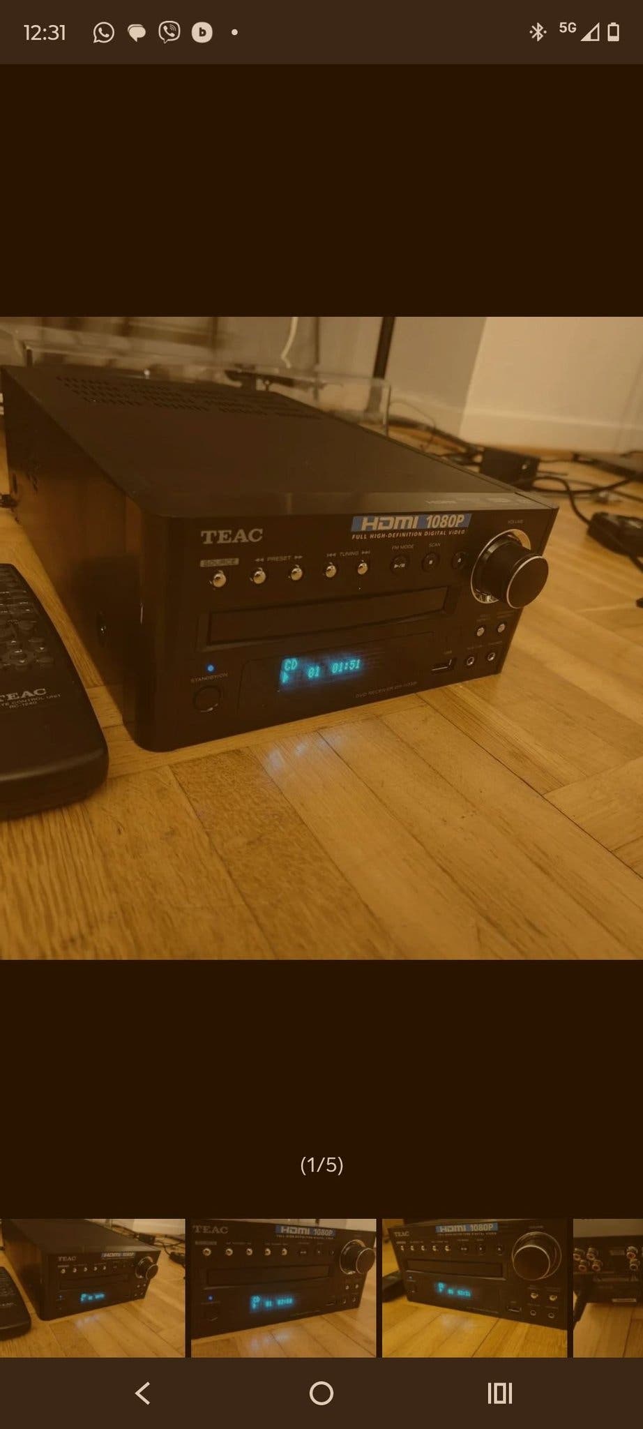 TEAC Reference Toroidal DVD Receiver DR-H338i | Köp på Tradera (703122126)