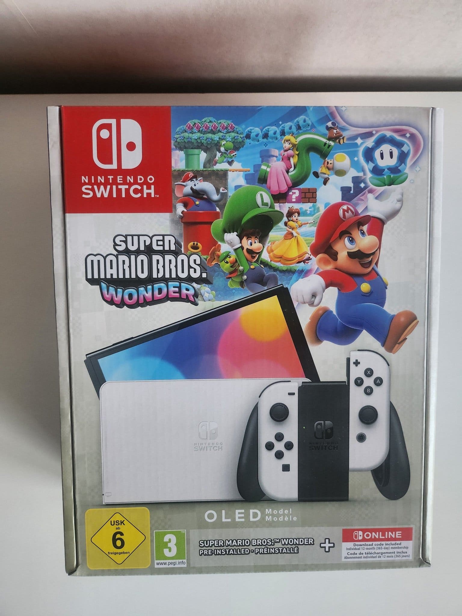Nintendo Switch OLED + Mario Wonder *NYTT & OÖP.. | Köp på Tradera ...