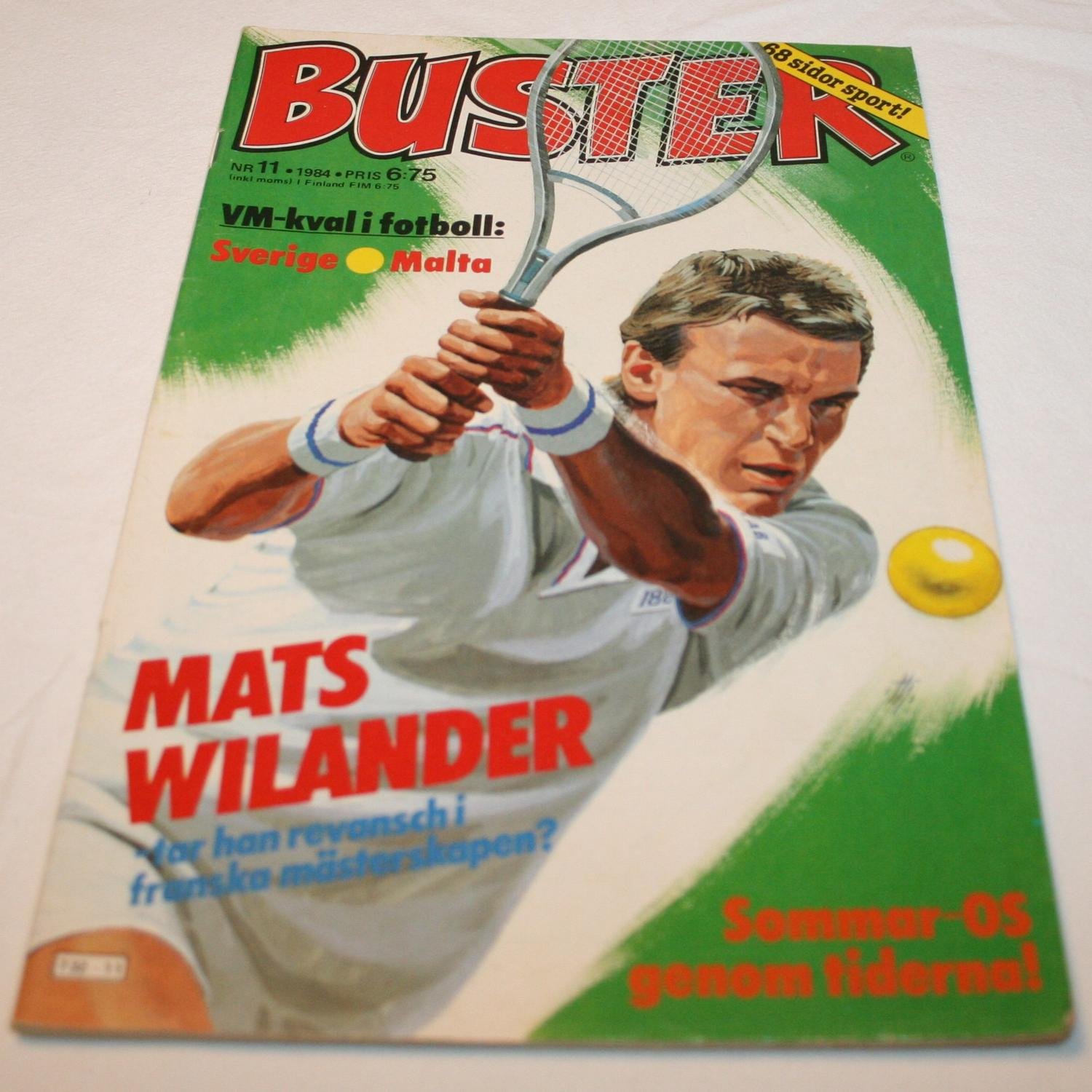 Buster - 1984 - NR 11 - Mats Wilander, Carmen B.. | Köp på Tradera ...