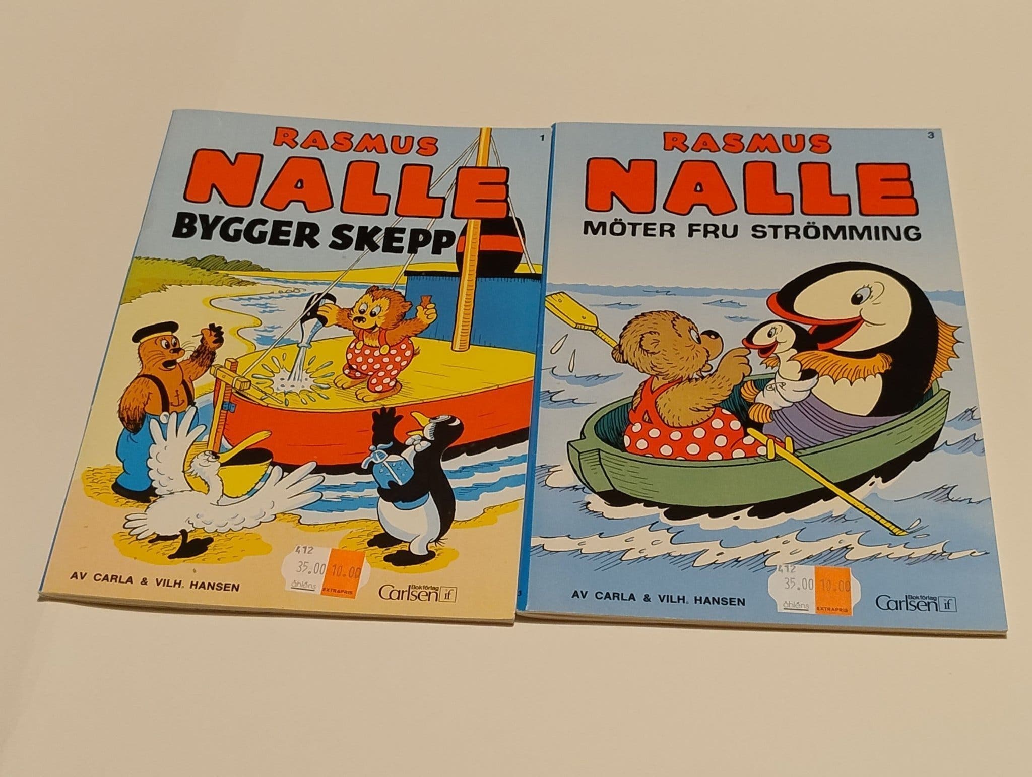 Rasmus Nalle Bygger Skepp & Rasmus Nalle Möter .. | Köp på Tradera ...