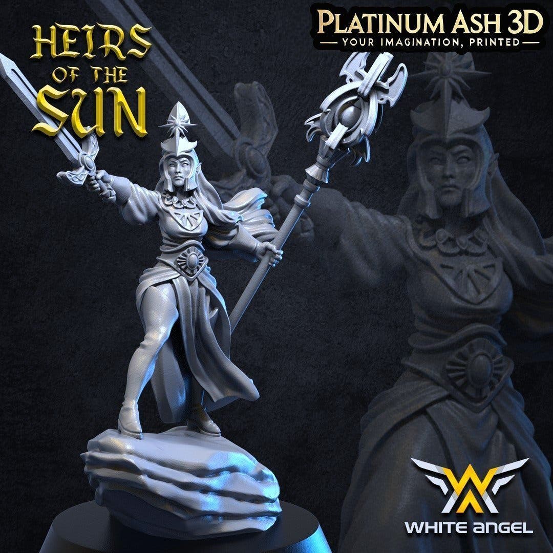 High Elf Priestess – Age of Sigmar – Pathfinder.. | Köp på Tradera ...