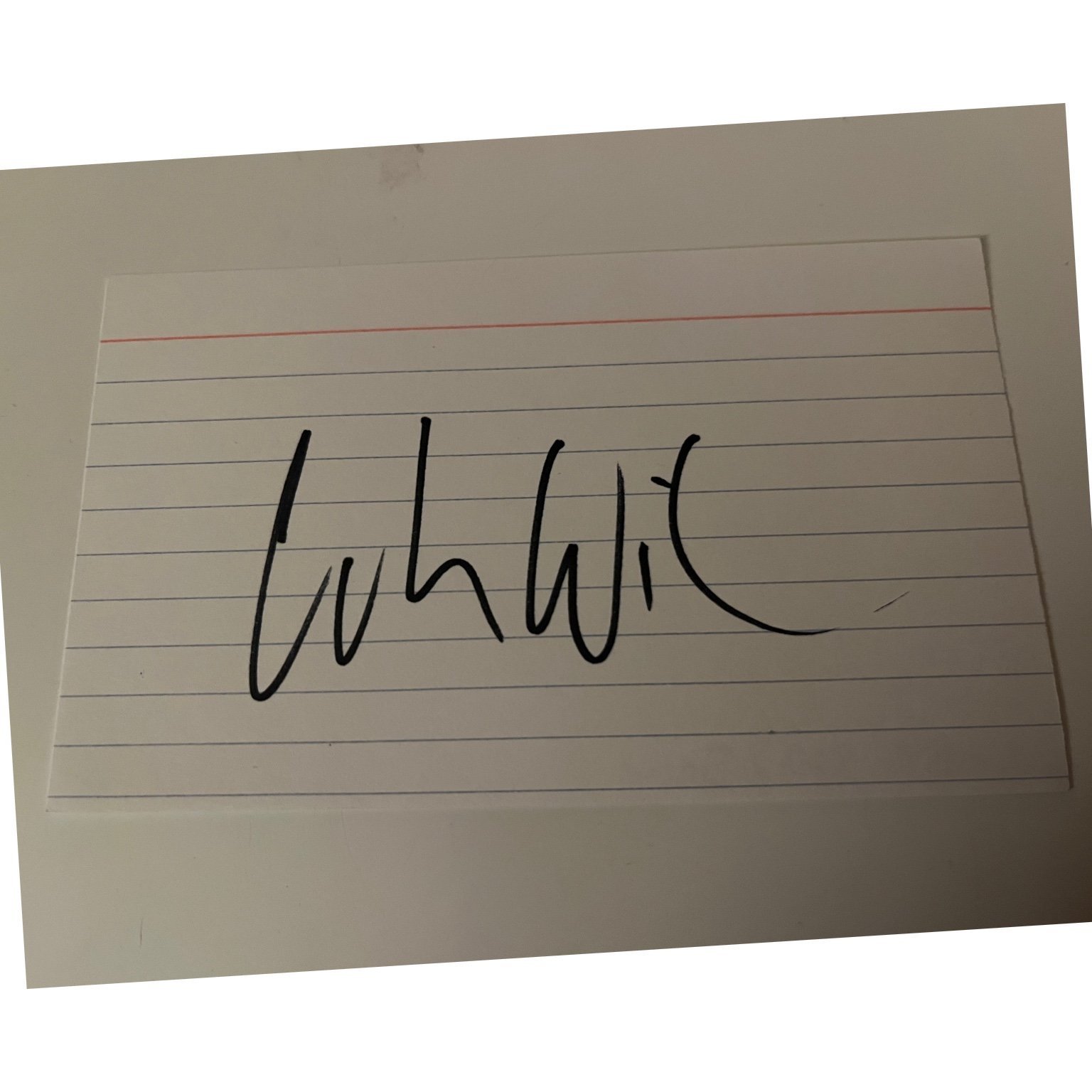 Luke Wilson - ÄKTA autograf *Se bilder* | Köp på Tradera (704290343)