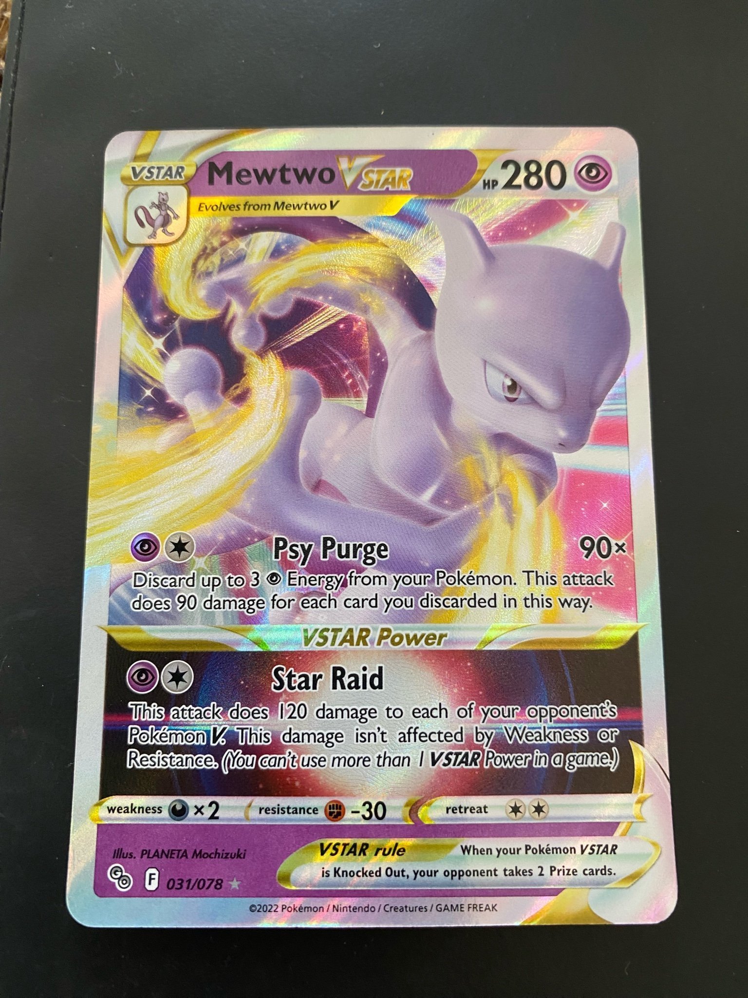 Mewtwo VSTAR - 031/078 | Köp på Tradera (699357915)