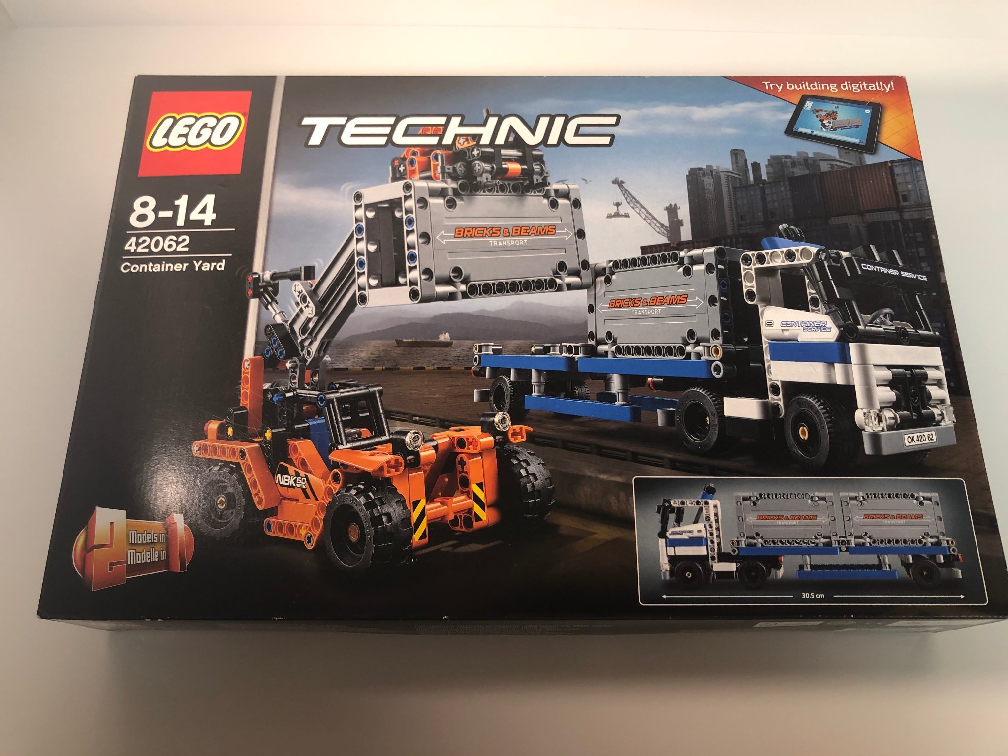 Lego Technic 42062, Container Yard (410713778) ᐈ rodakorsetdanderyd på ...