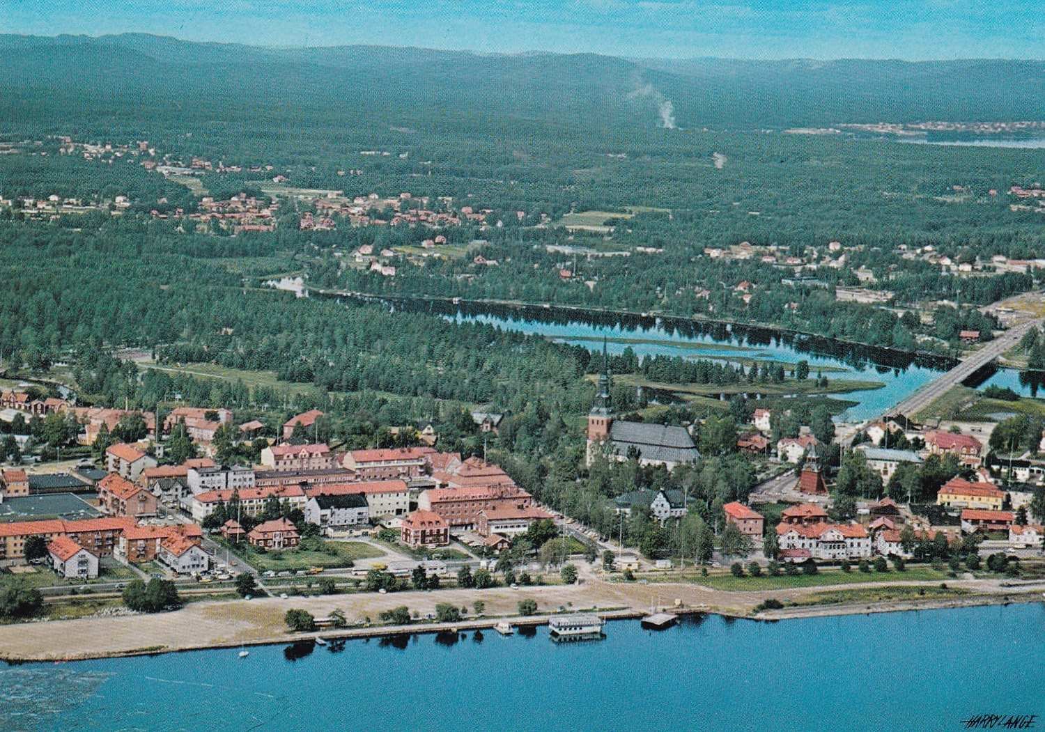 Mora. Flygbild. | Köp på Tradera (586894991)