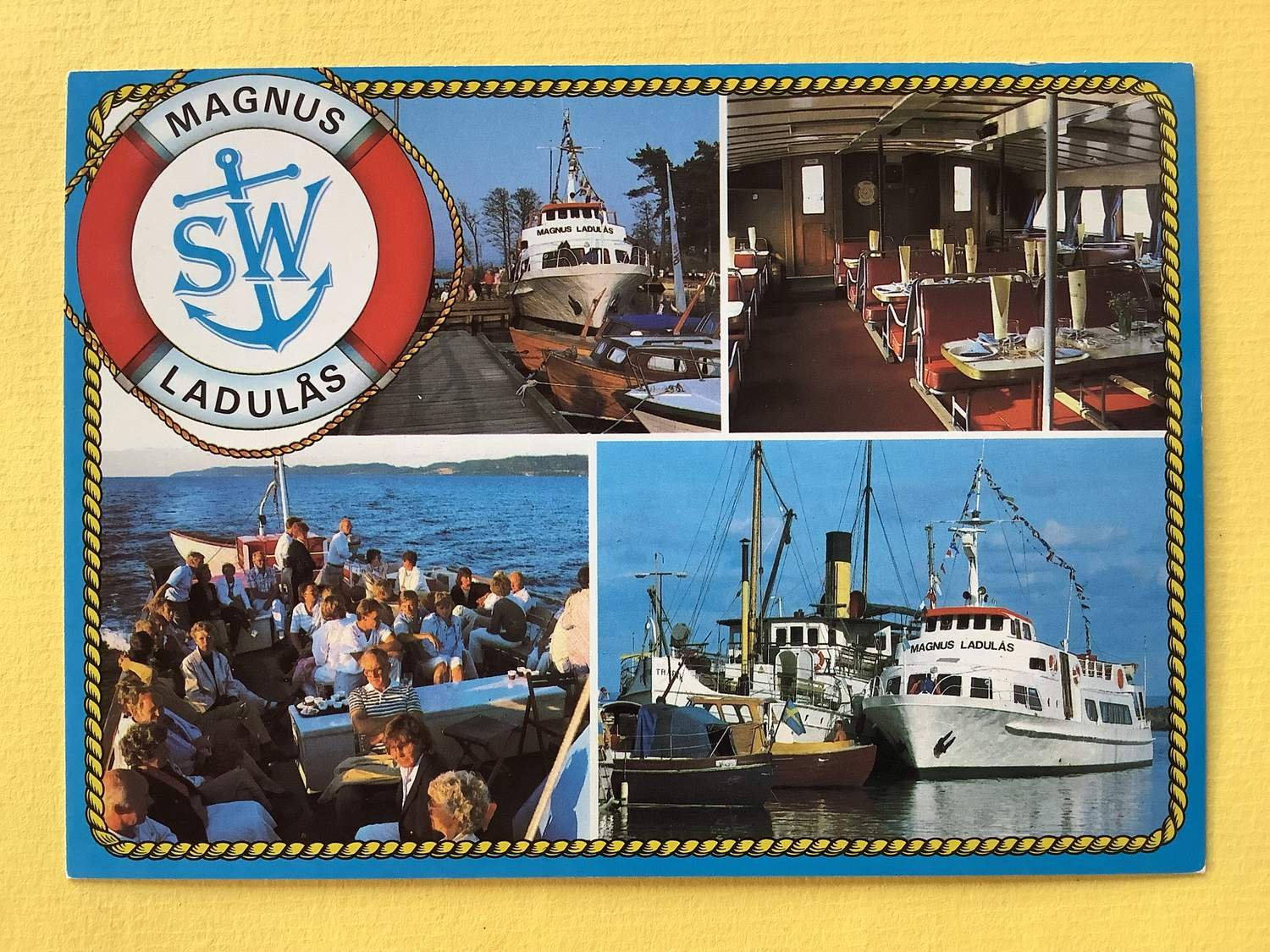 Kort Passagerarfartyget MAGNUD LADULÅS turistst.. | Köp på Tradera ...