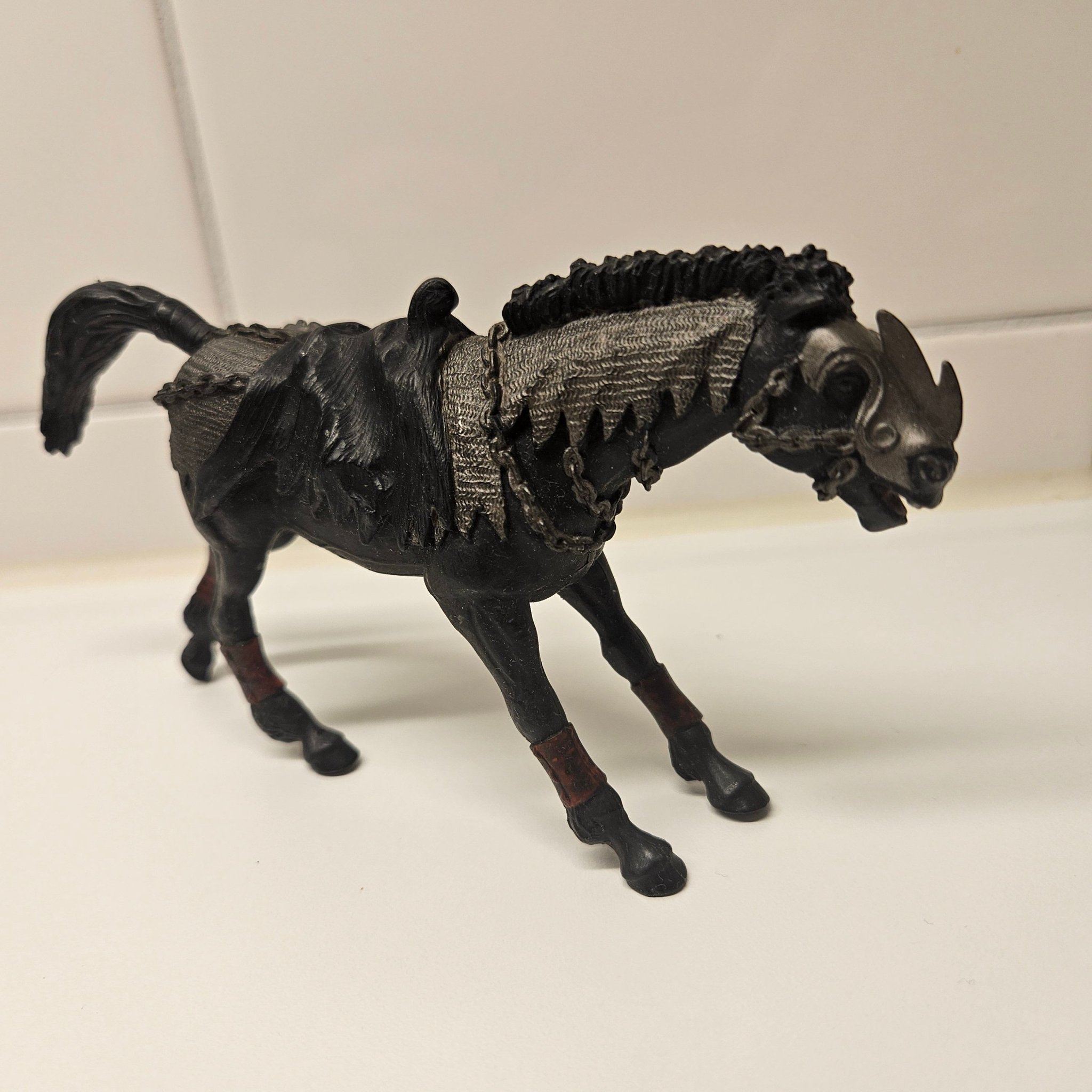 Papo BLACK WRAITH HORSE 2002 Adventure Fantasy .. | Köp på Tradera ...