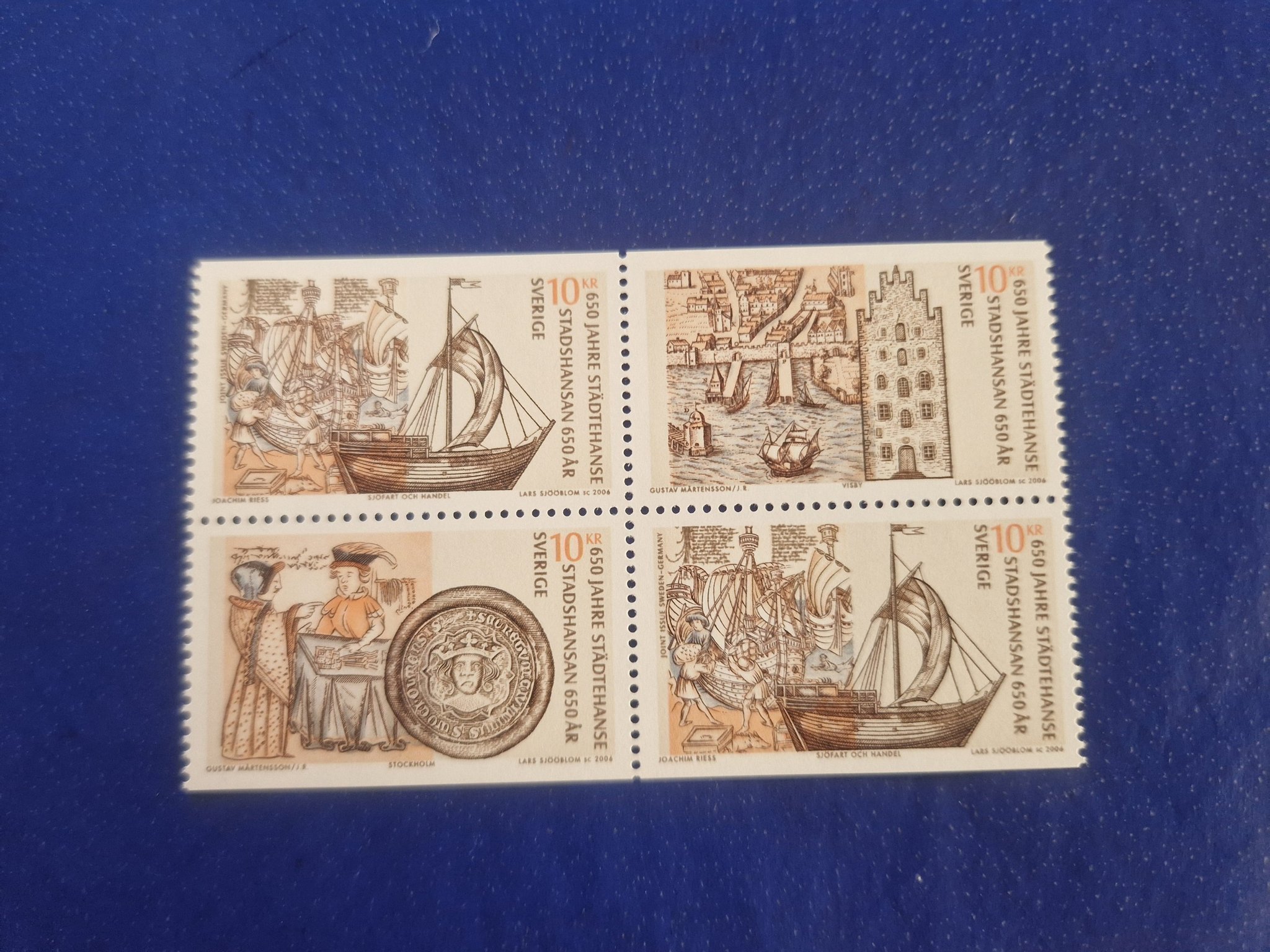 F2562- 2564 / Stadshansan 650 år Sverige -Tyskl.. | Köp på Tradera ...