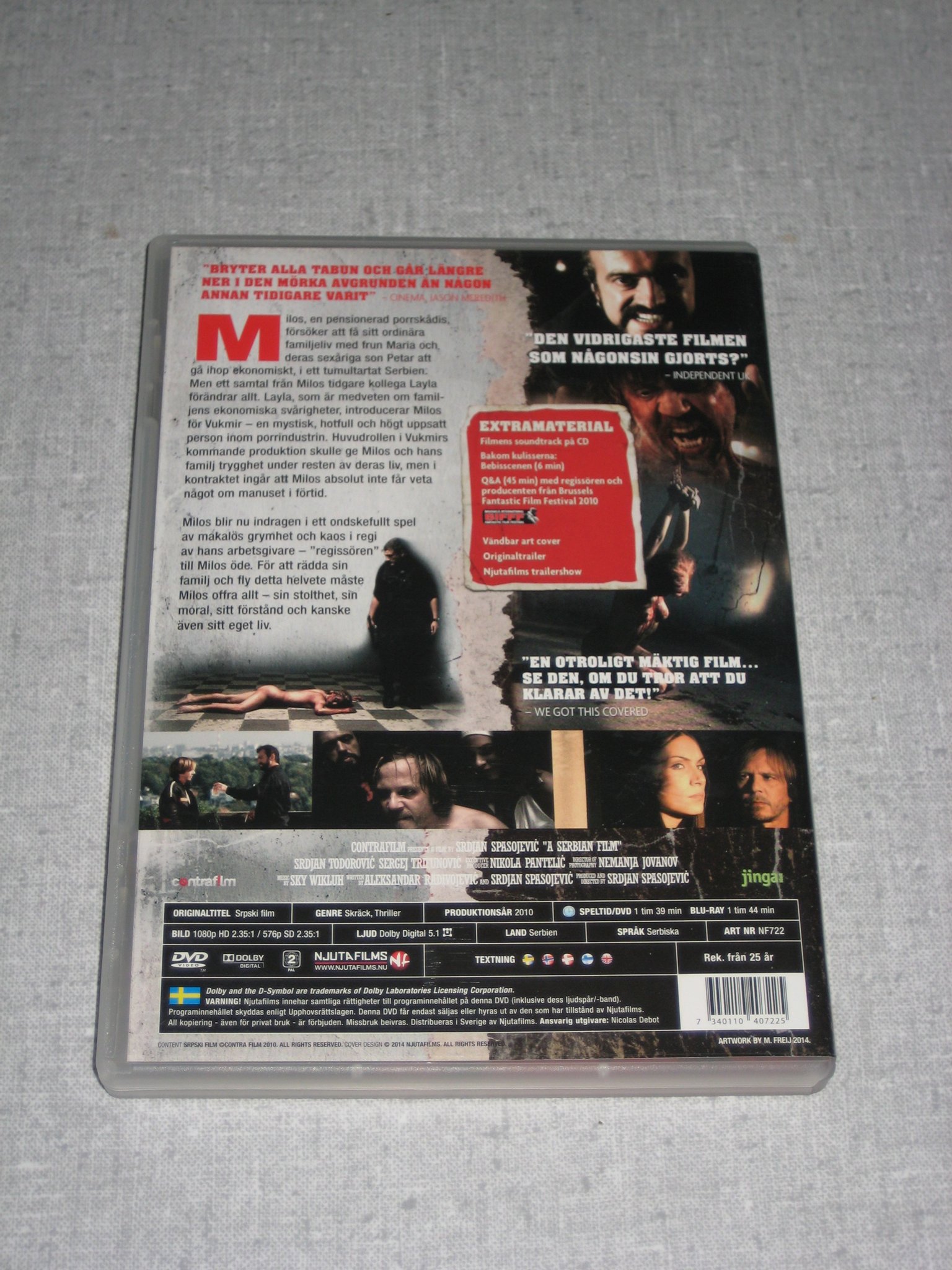 A SERBIAN FILM 3 DISC incl. cd soundtrack (SWED.. | Köp på Tradera ...