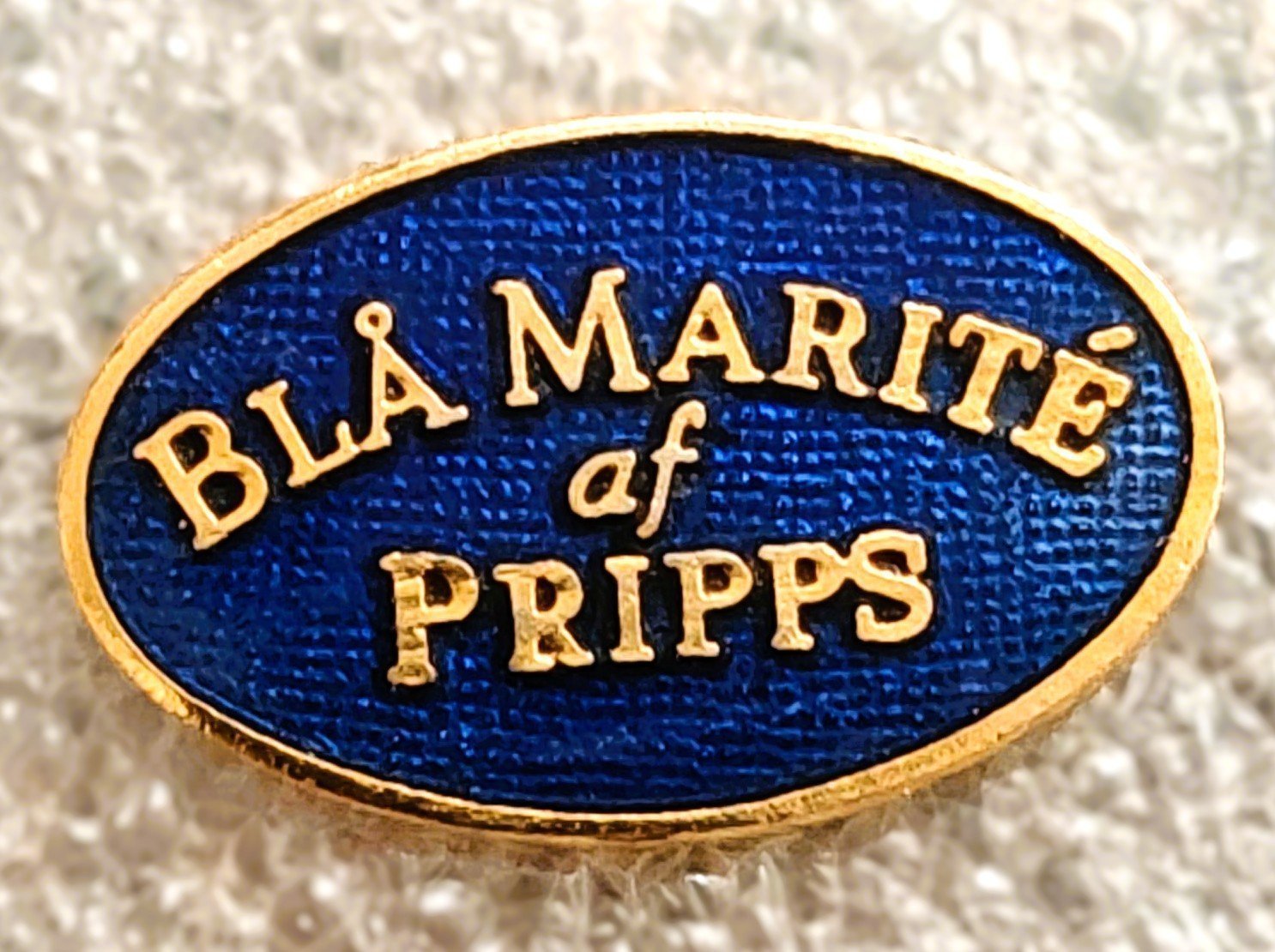 PIN - BLÅ MARITÉ OF PRIPPS LOGO - VINTAGE MED B.. | Köp på Tradera ...