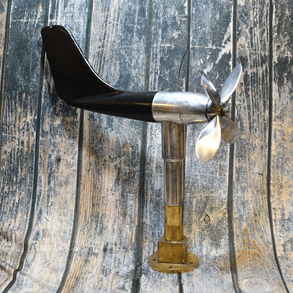Se produkter som liknar Mässings marin anemometer vin.. på Tradera ...