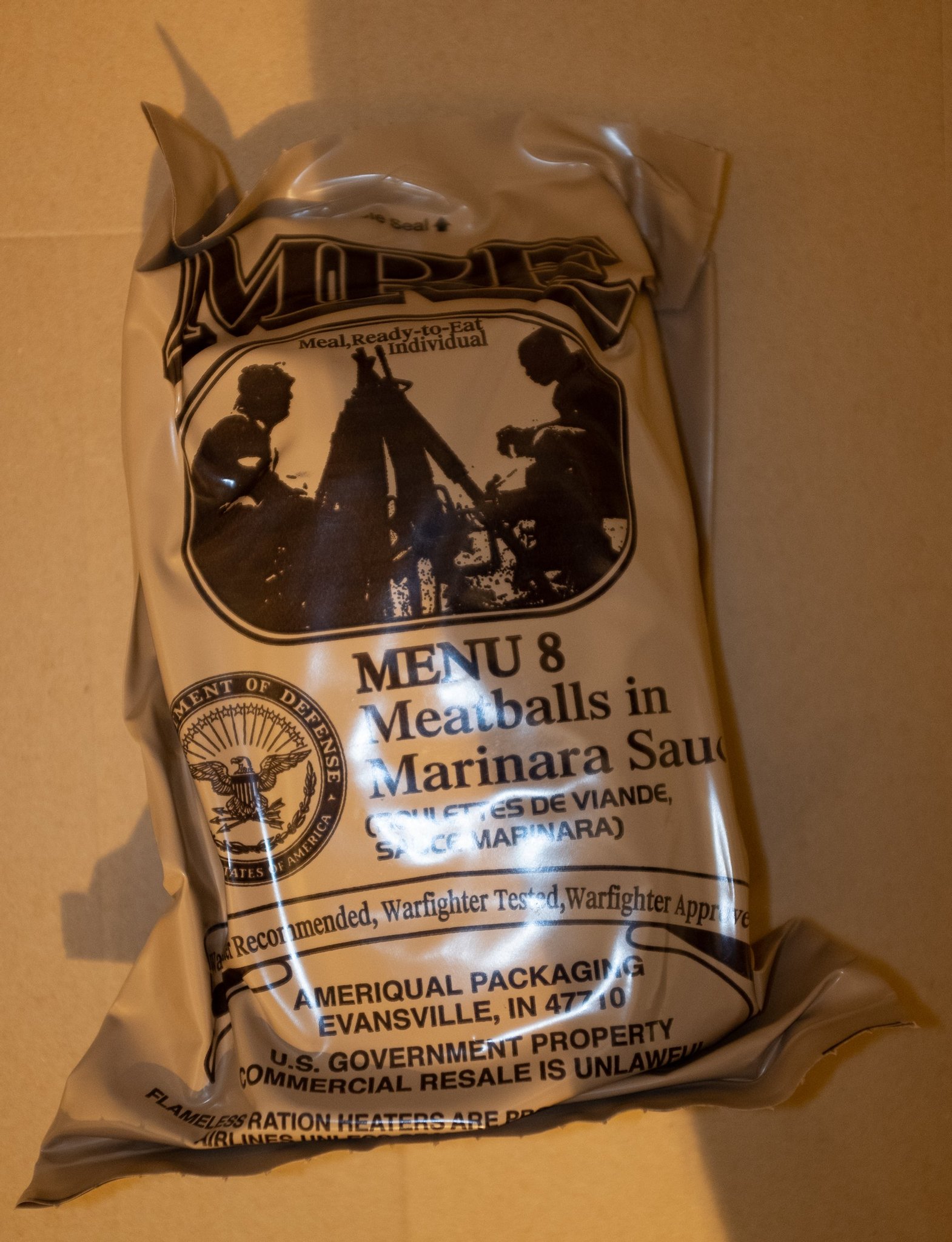 U.S MRE Menu 8: Meatballs in Marinara Sauce - F.. | Köp på Tradera ...