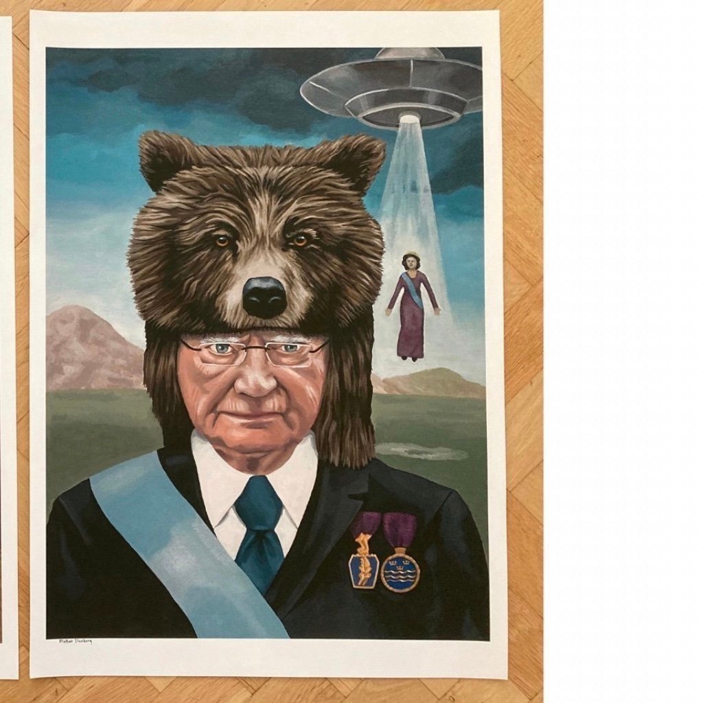 Kung Carl XVI Gustaf. Numrerad. Grafik | Köp på Tradera (632443578)