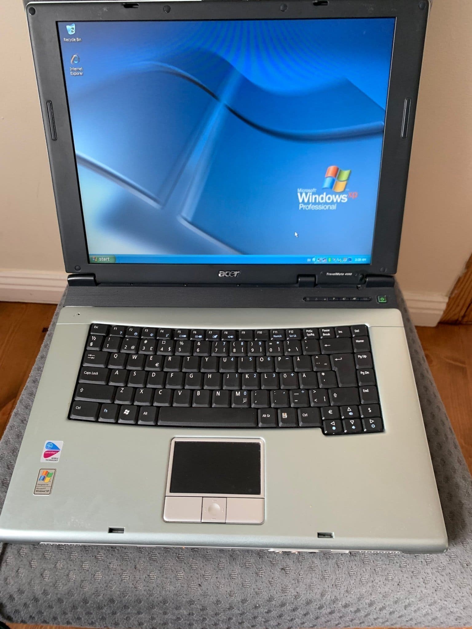 Nostalgitripp Laptop 15 tum Windows XP Pro | Köp på Tradera (647897243)