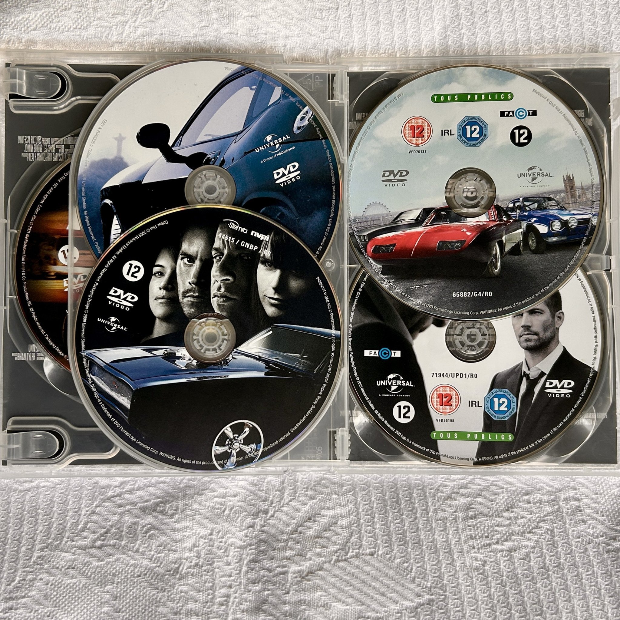 Fast & Furious DVD Samling med de sju första Fa.. | Köp på Tradera ...