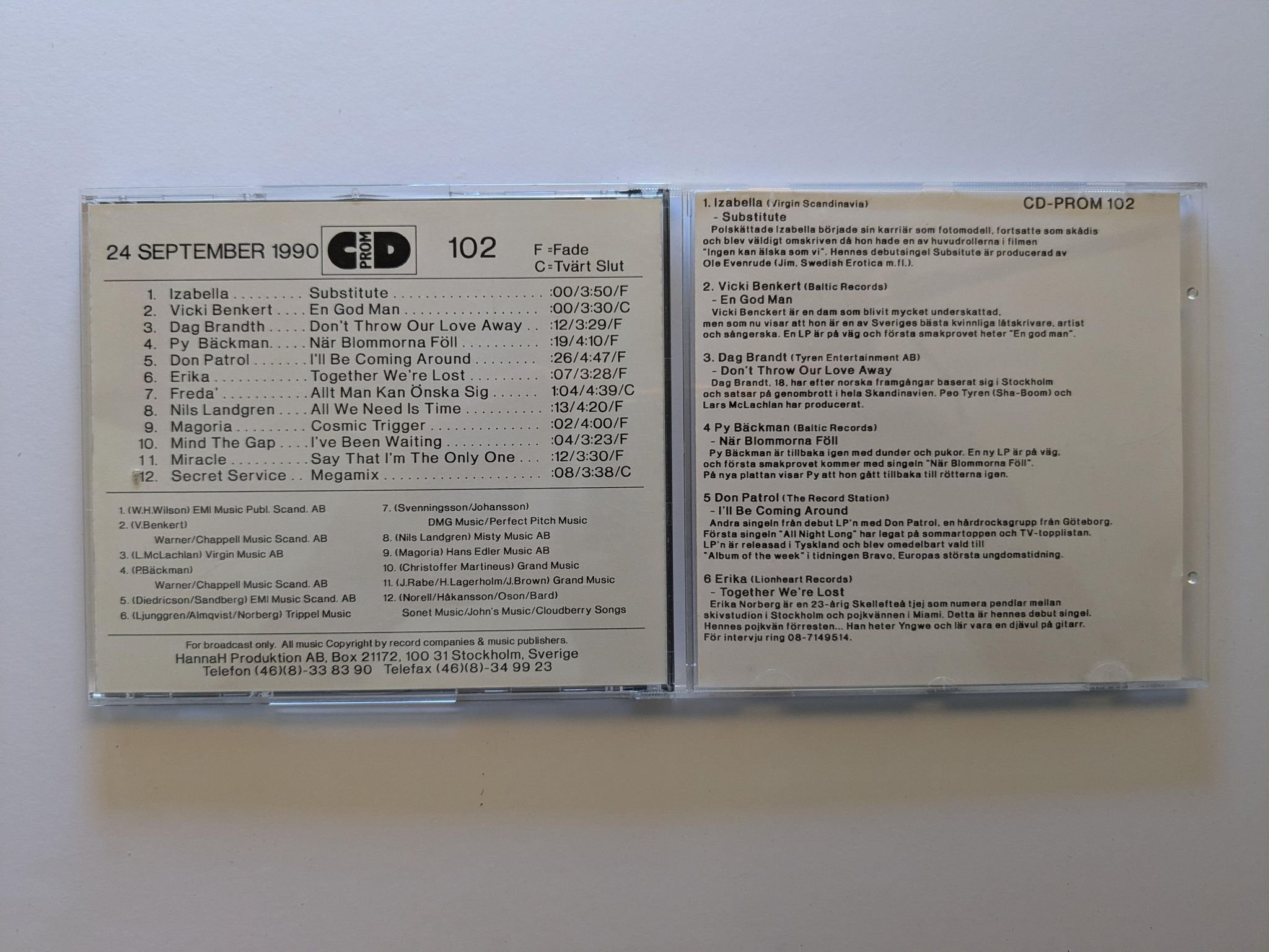 CD-Prom 102 24 september 1.. | Köp från Nostalgikiosken på Tradera ...