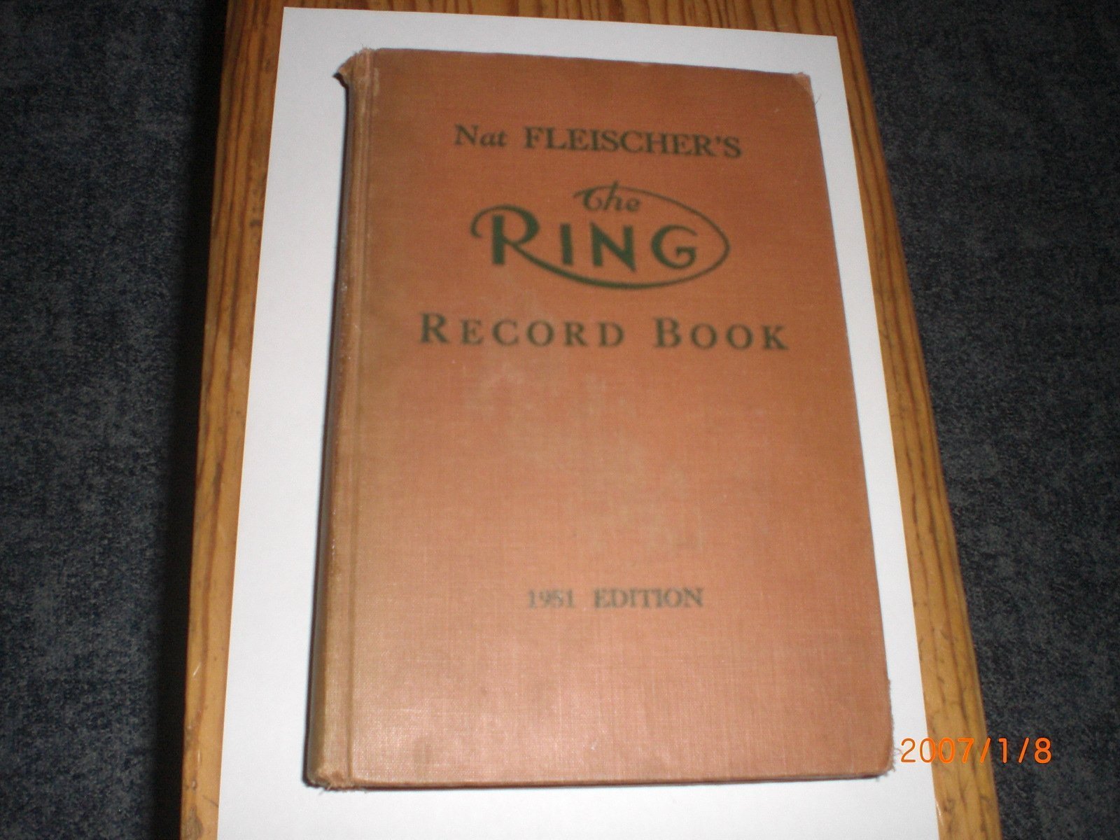 The Ring Record Book av Nat Fleischer, 1951 | Köp på Tradera (713625435)