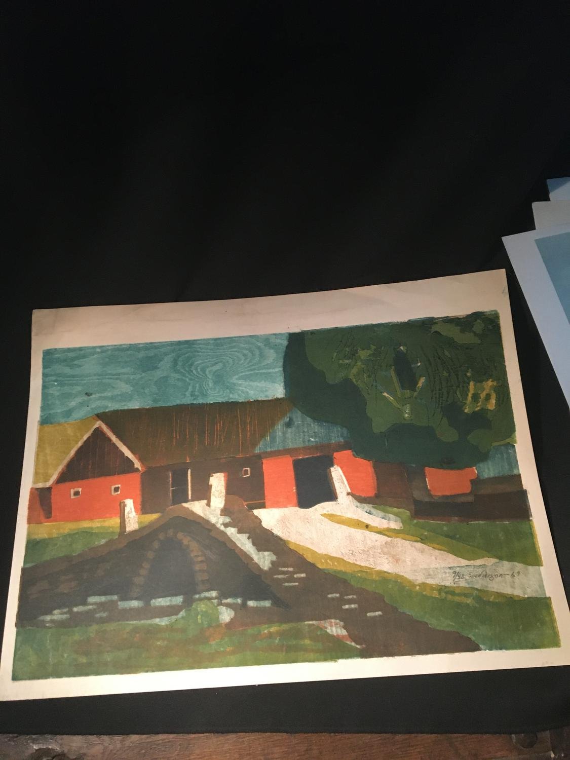 Litografi Sven Persson signerad o numrerad | Köp på Tradera (587649742)