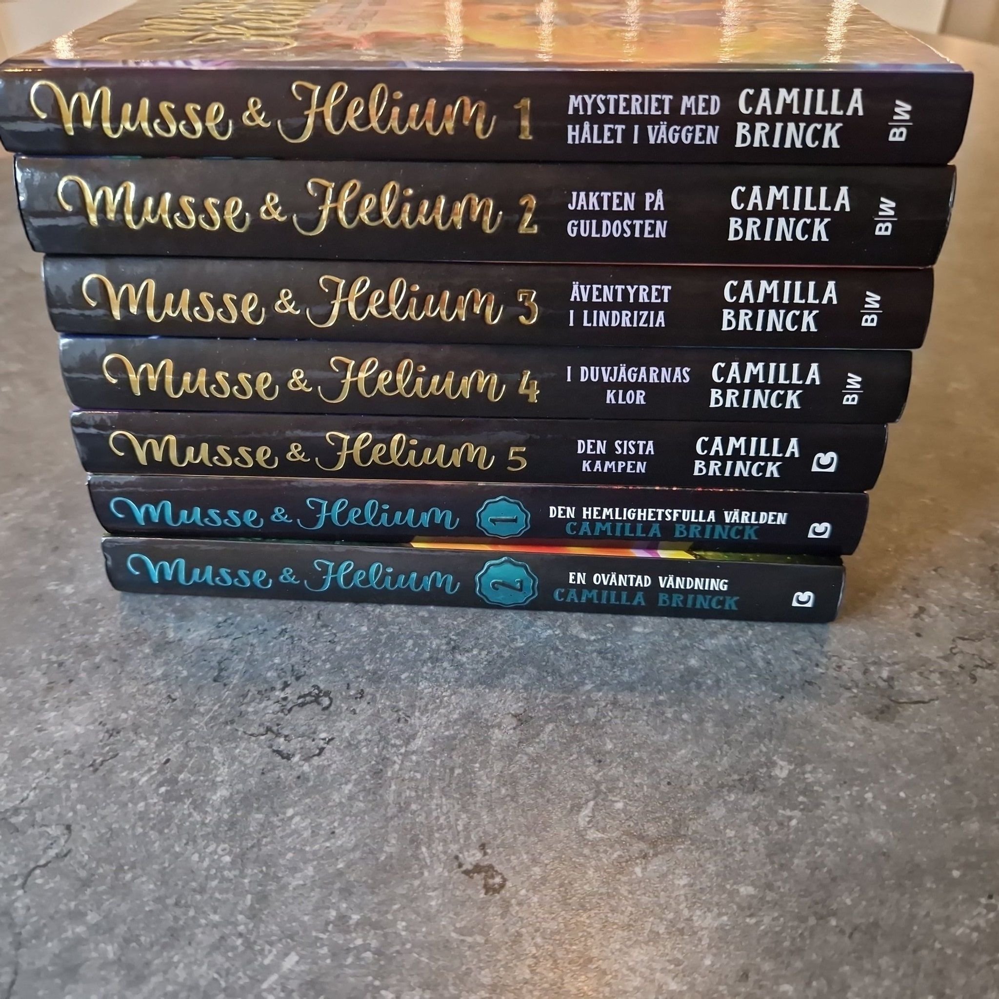 Musse & Helium, Camilla Brink, vol. 1-5 i först.. | Köp på Tradera ...