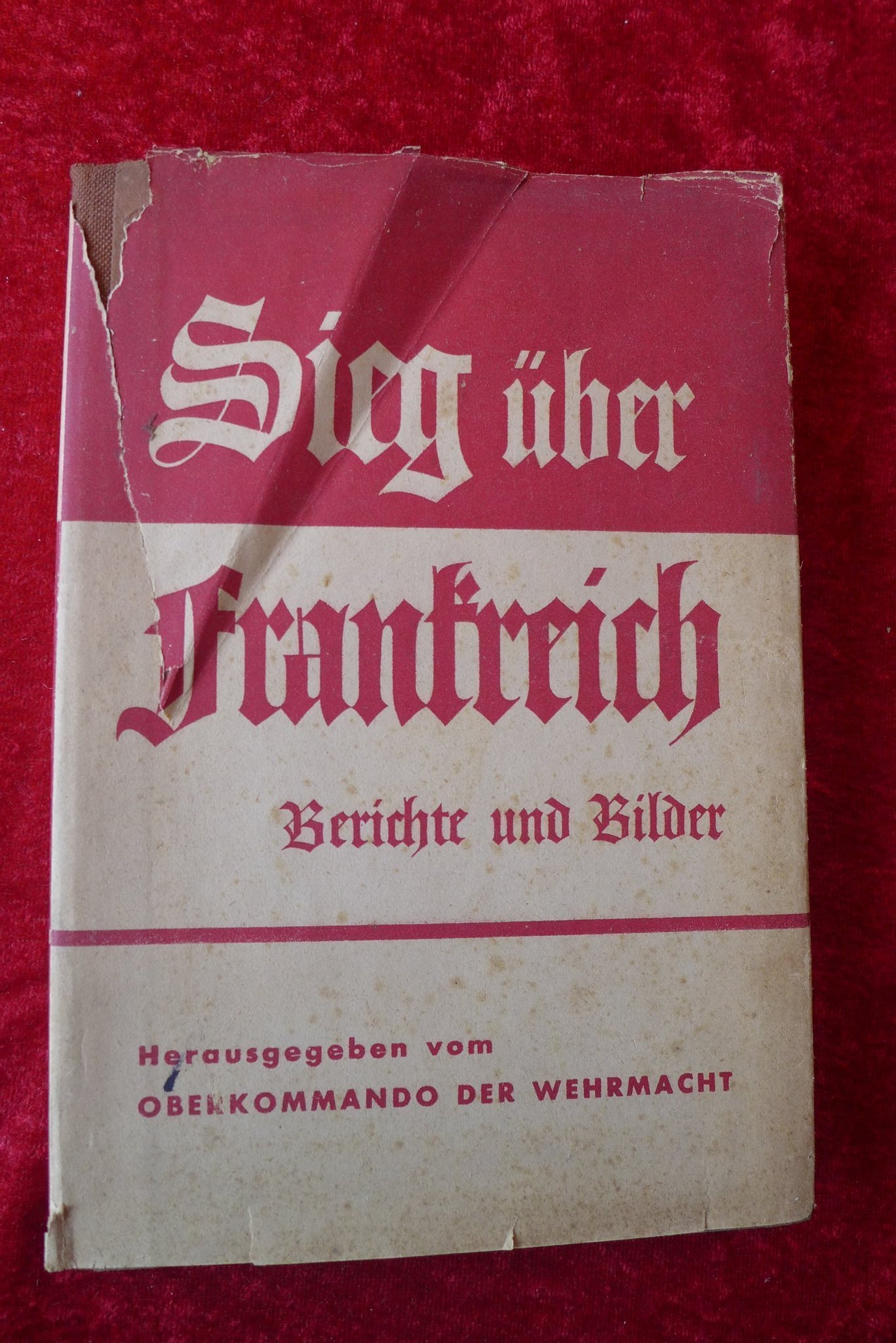 Nazi - Sieg über Frankreich - tysk propaganda f.. | Köp på Tradera ...