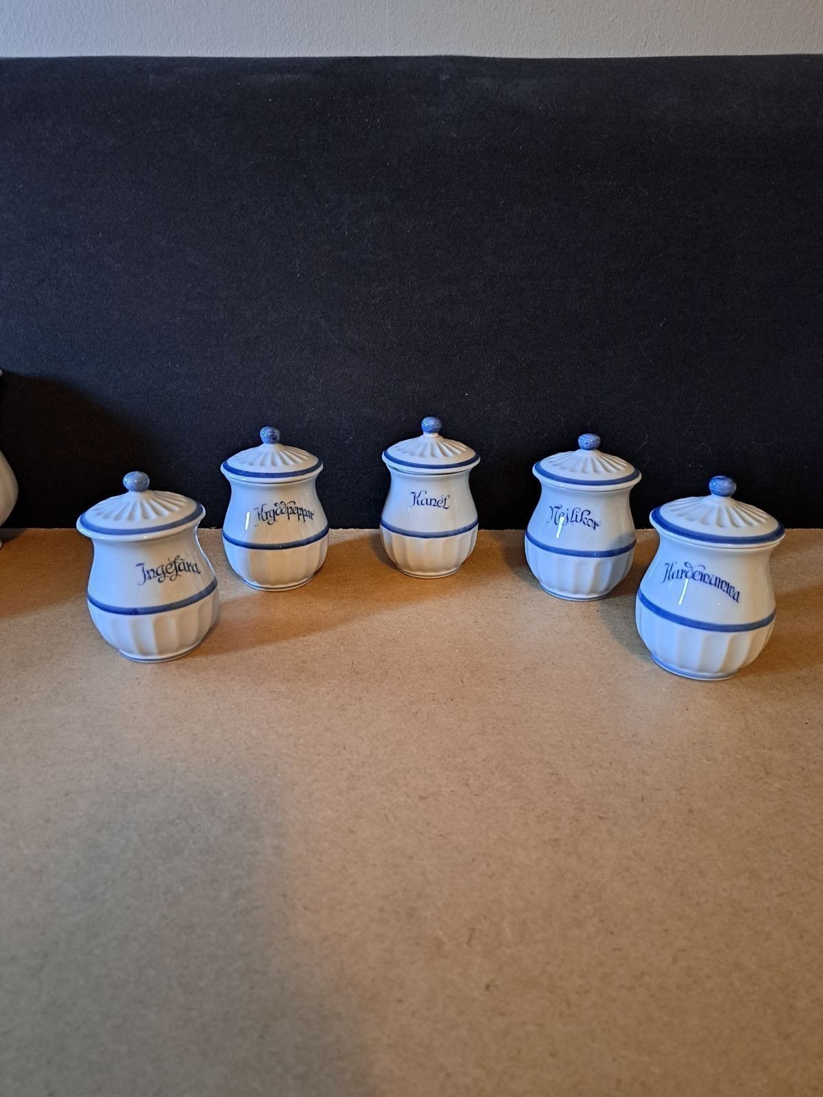 Retro Arthur Percy Blått Band Gefle Porslinsfab.. | Köp på Tradera ...