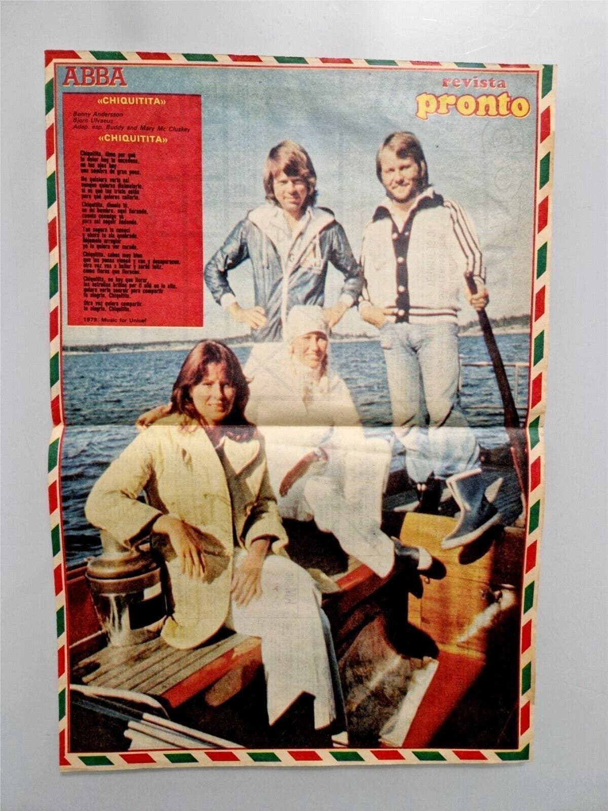 Abba - Very rare poster from Spain from 1979 | Köp på Tradera (694005497)