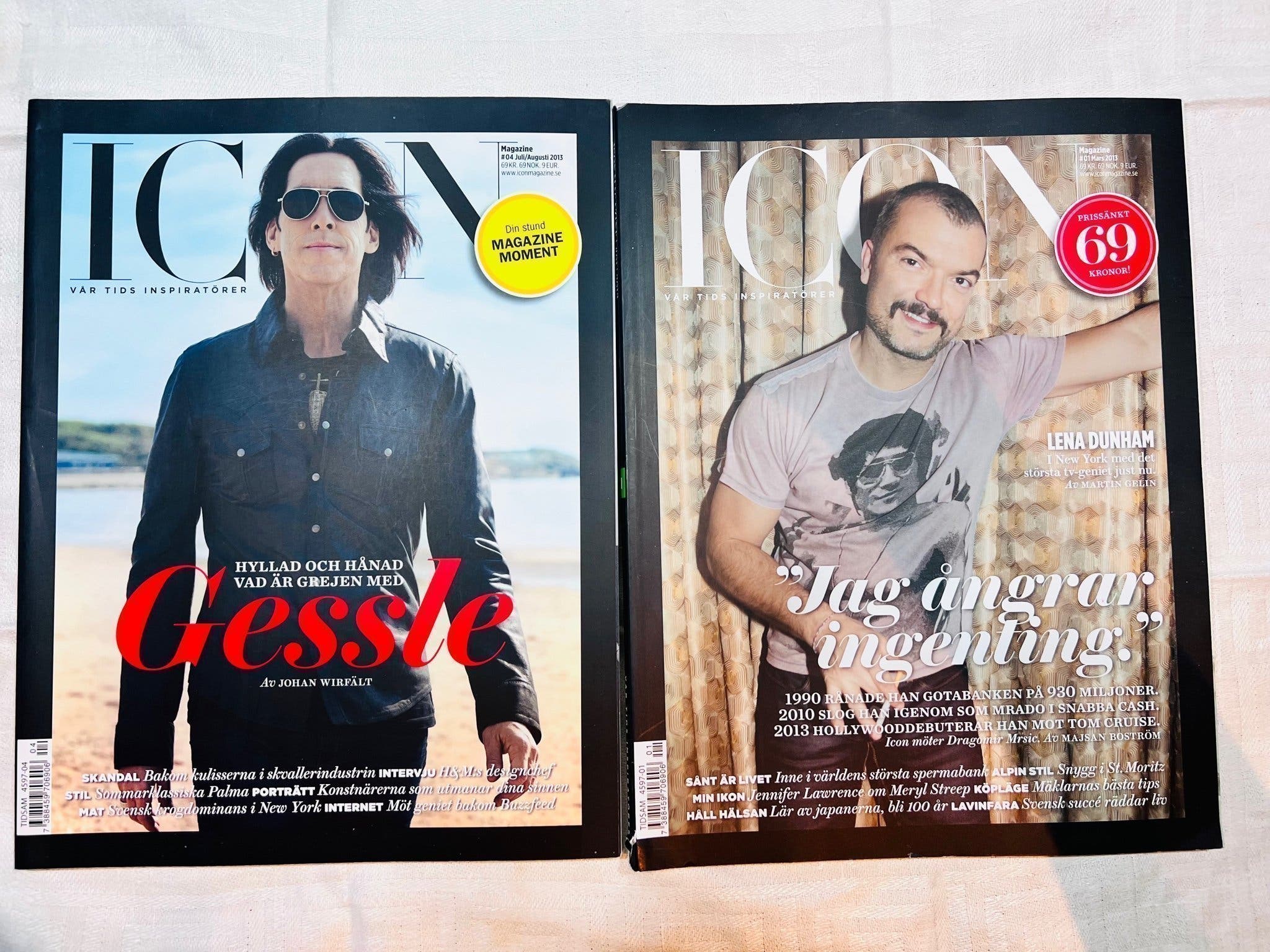 Se produkter som liknar 2 st Icon Magazine #01 & #04 .. på Tradera ...