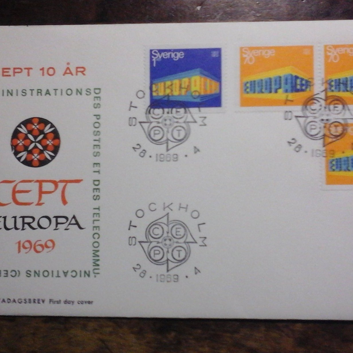 FDC. Europa II CEPT 10 år med vinjett utgivning.. | Köp på Tradera ...