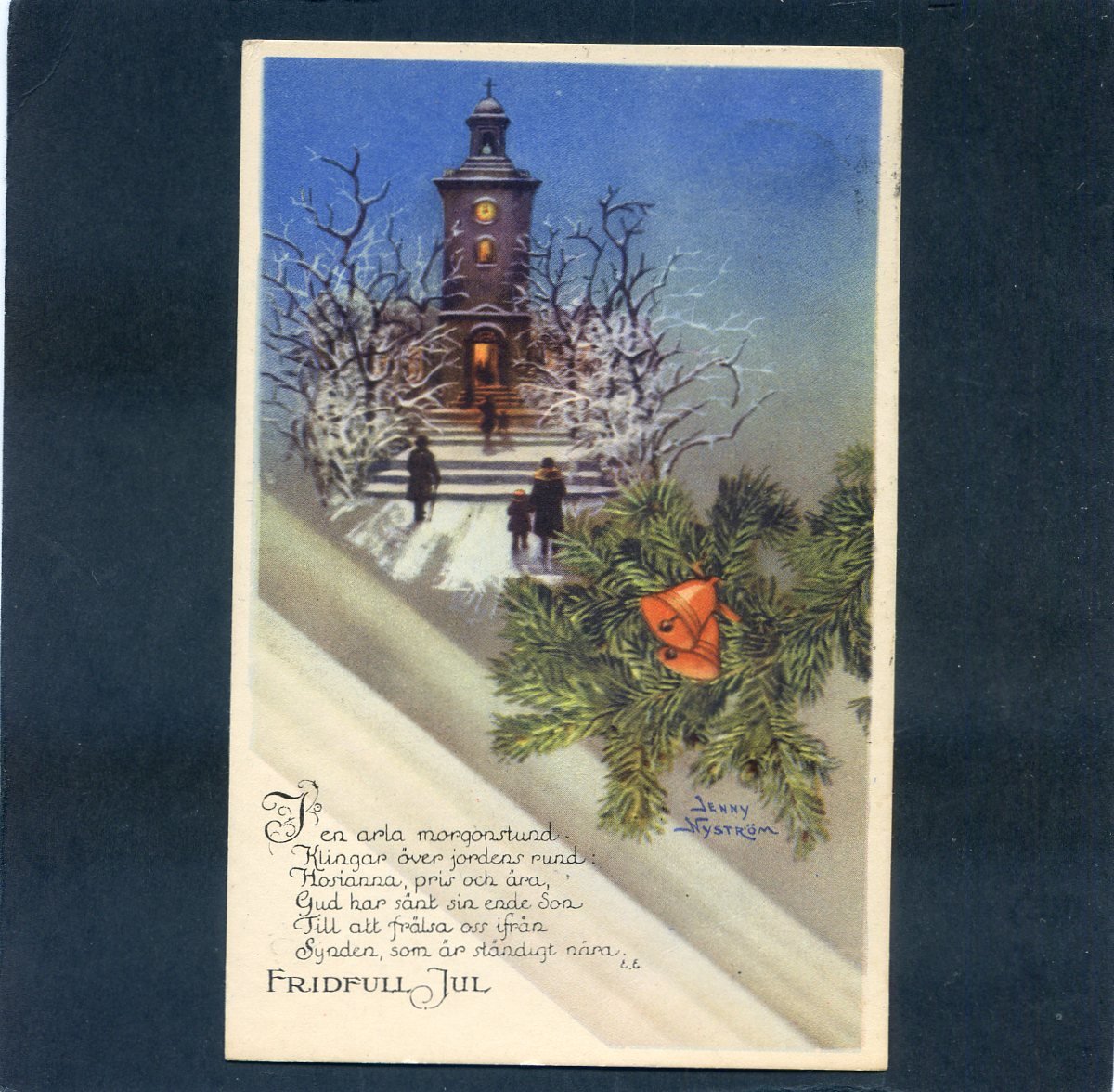 Fridfull Jul Kyrka sam.. | Köp från LindbladCartophilia på Tradera ...