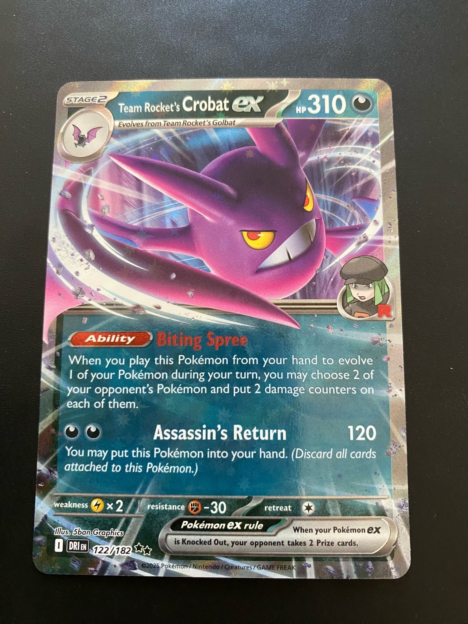 Se produkter som liknar Team Rocket's Crobat EX 122/1.. på Tradera ...