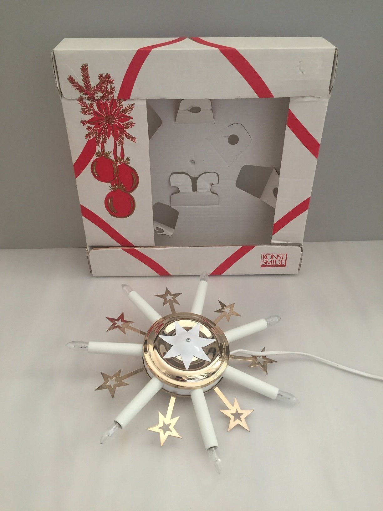 Vintage adventsstjärna/julstjärna Konstsmide | Köp på Tradera (708473333)