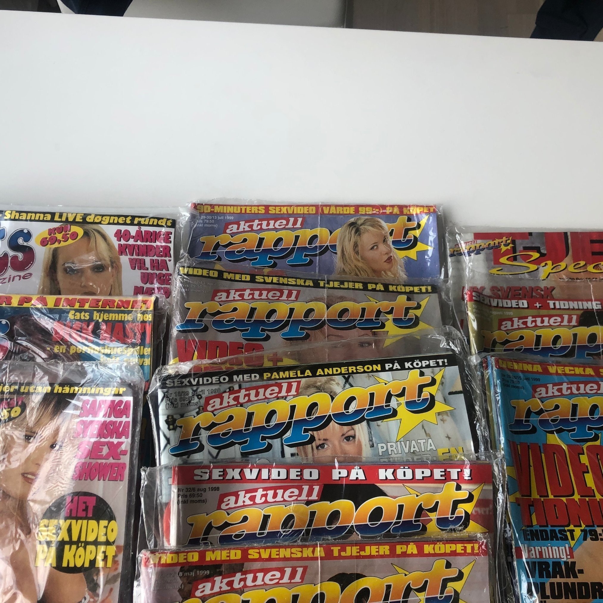 11st oöppnade herrtidningar, Aktuell rapport, t.. | Köp på Tradera ...