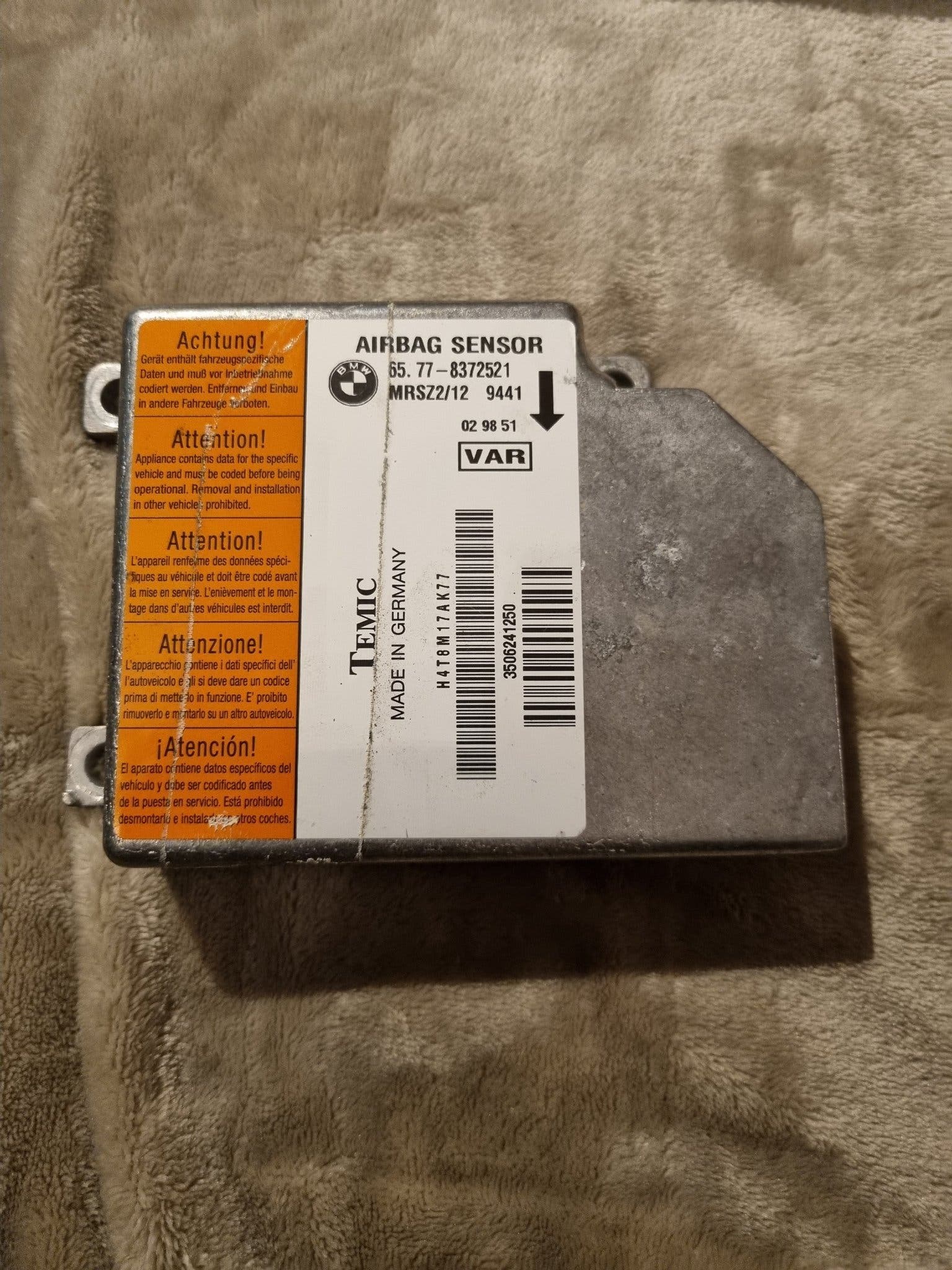 Se produkter som liknar BMW e46 Airbag styrenhet på Tradera (698118011)