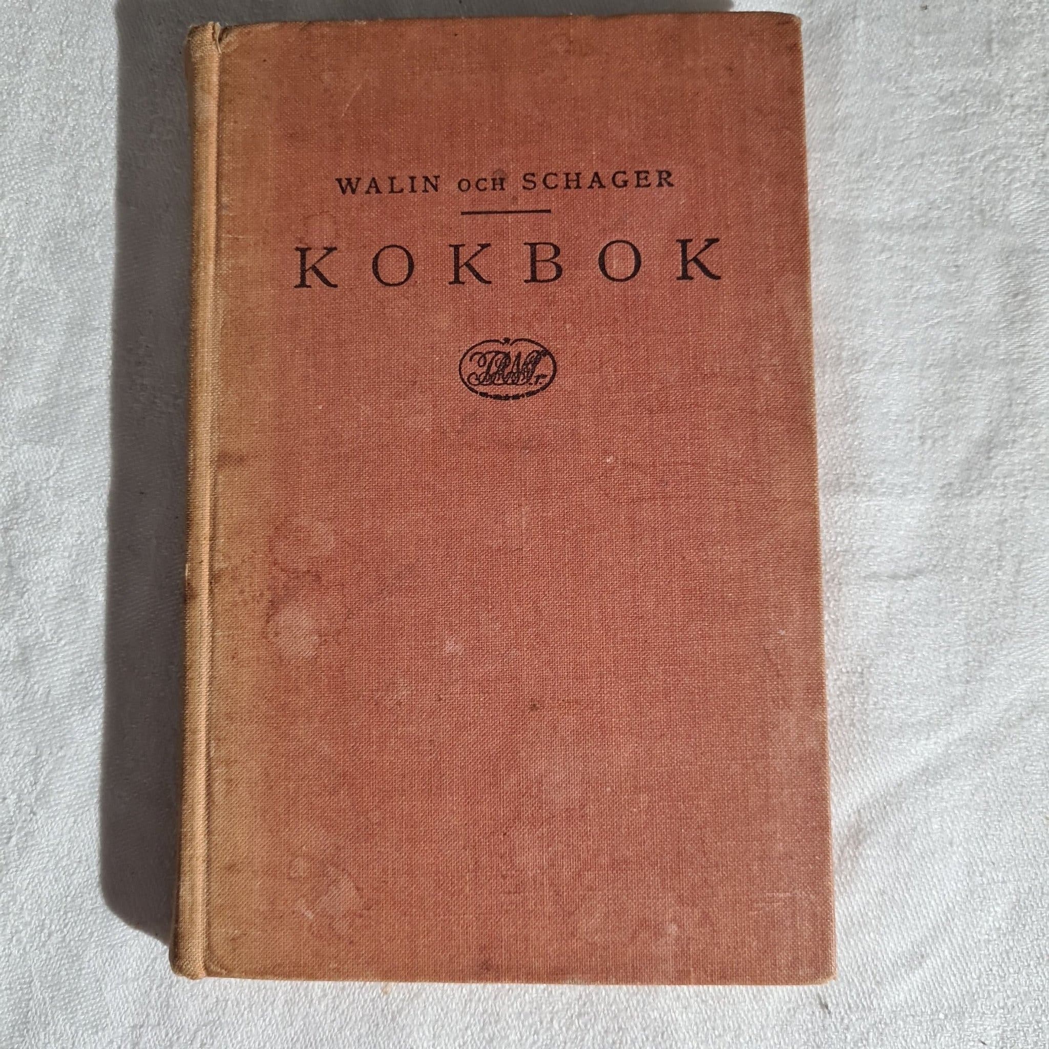 Kokbok av Walin och Schager, 1938 | Köp på Tradera (706332957)