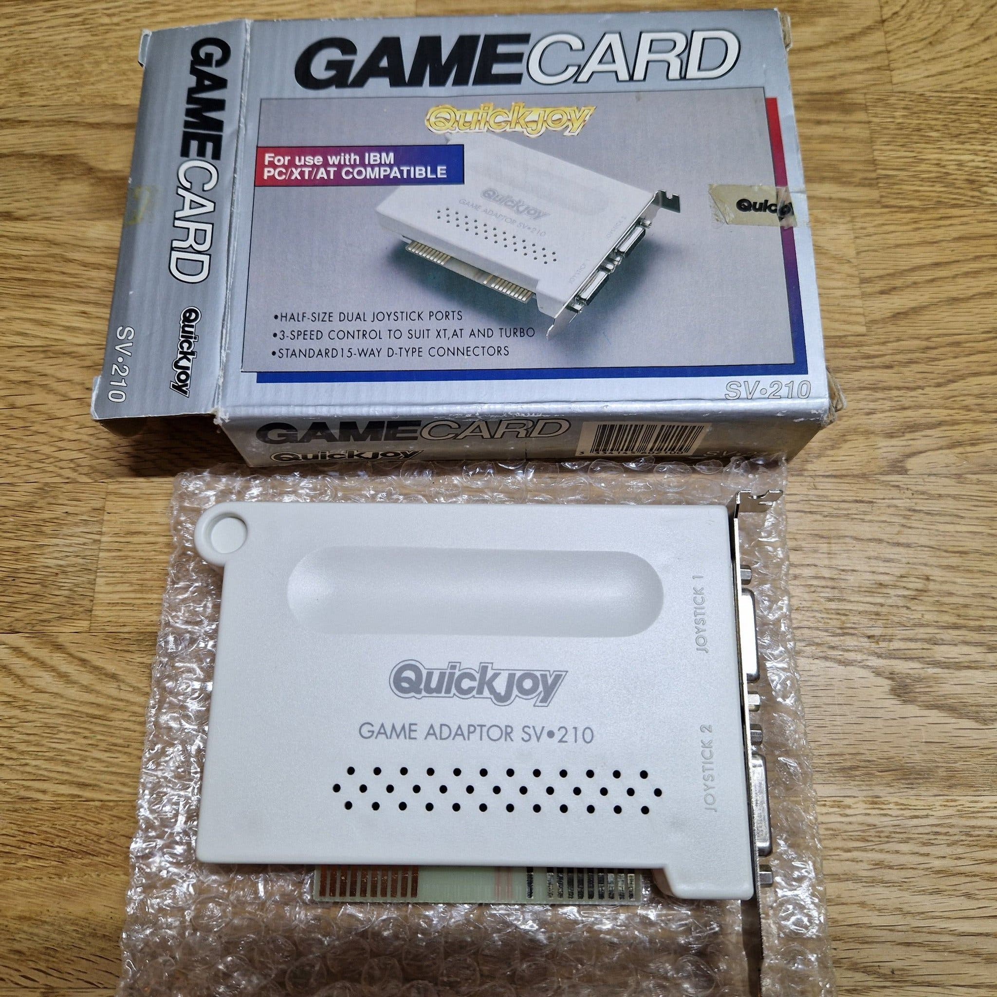 Quickjoy gamecard SV-210 joypad joystick isa PC.. | Köp på Tradera ...