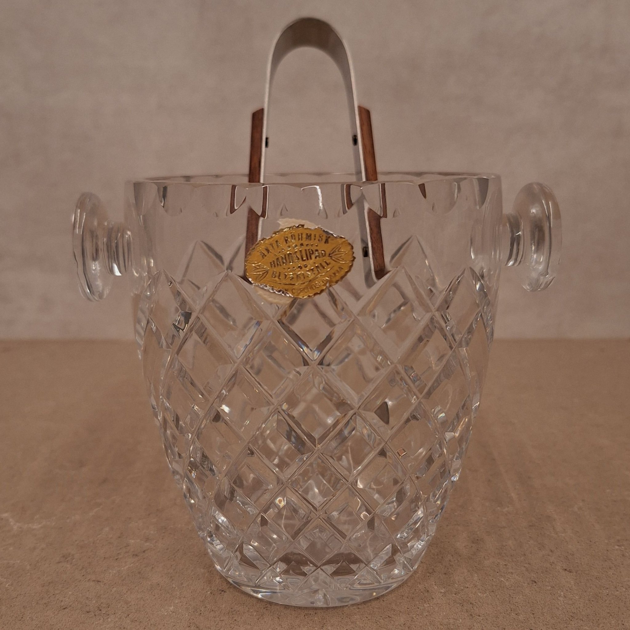 Äkta Böhmisk Isbitskål / Isbitskopa med Tång - .. | Köp på Tradera ...