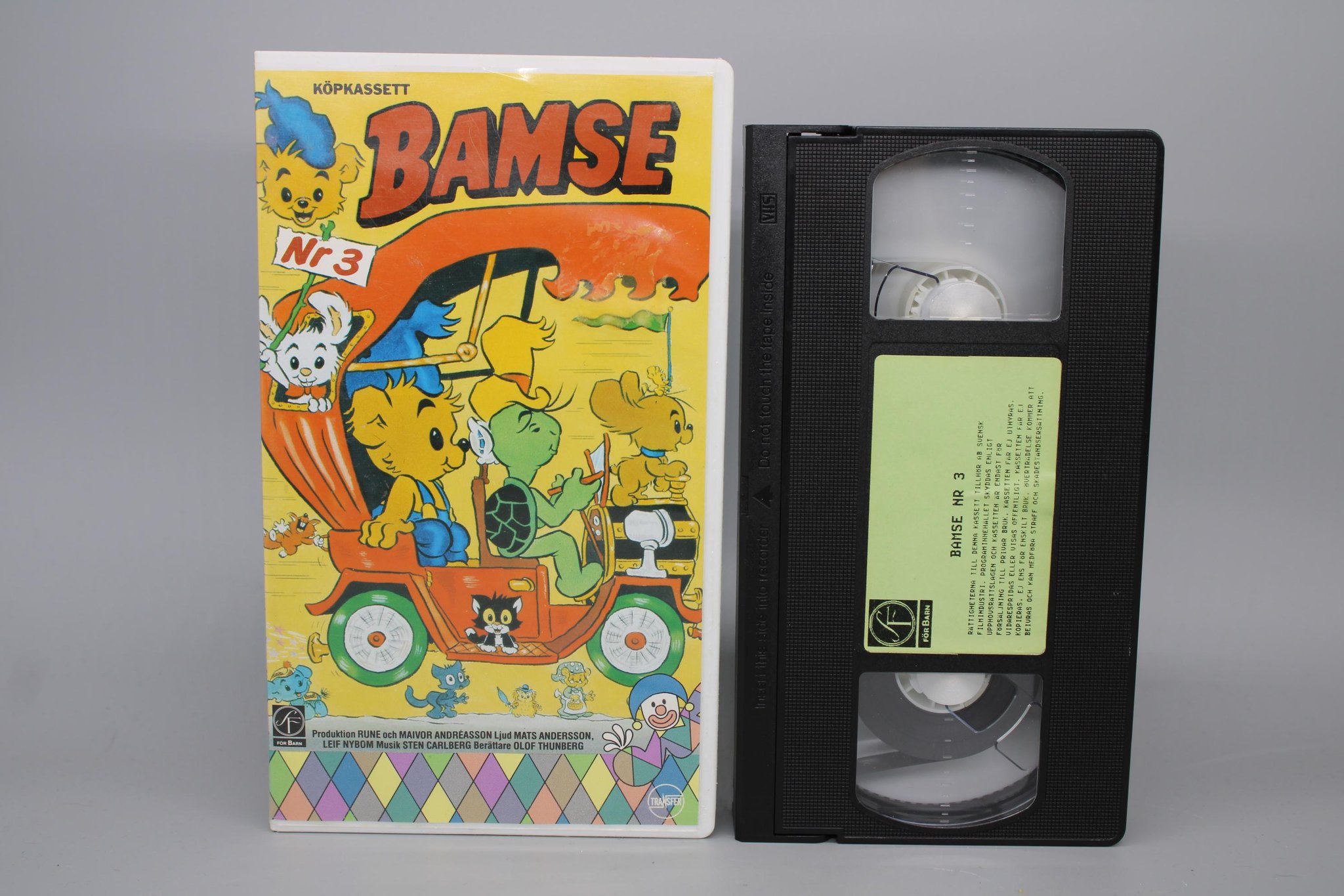 Bamse Nr 3 - Tecknat (VHS) | Köp från RetroUniverse på Tradera (641543897)