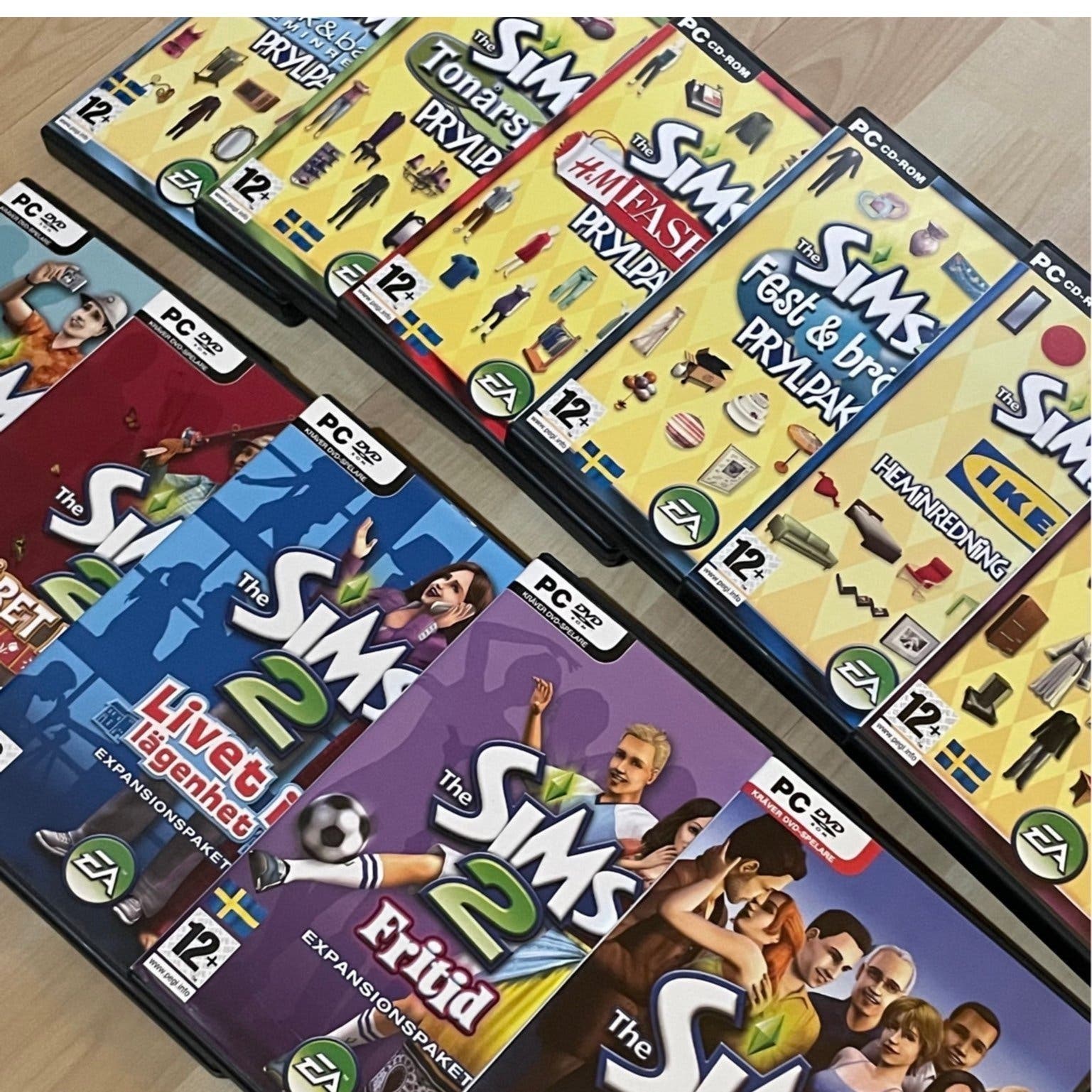 The Sims 2 PC-Spel (11 stycken) EA Games | Köp på Tradera (709801143)
