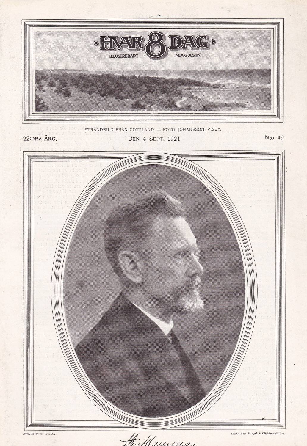 H-8-D 1921-49 August Hammar.Sundsvall.Trosa.Luf.. | Köp på Tradera ...