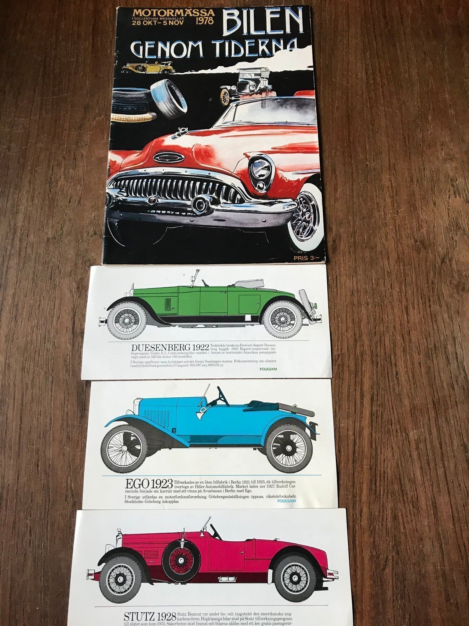 Se produkter som liknar Broschyr Bilen genom tiderna .. på Tradera ...
