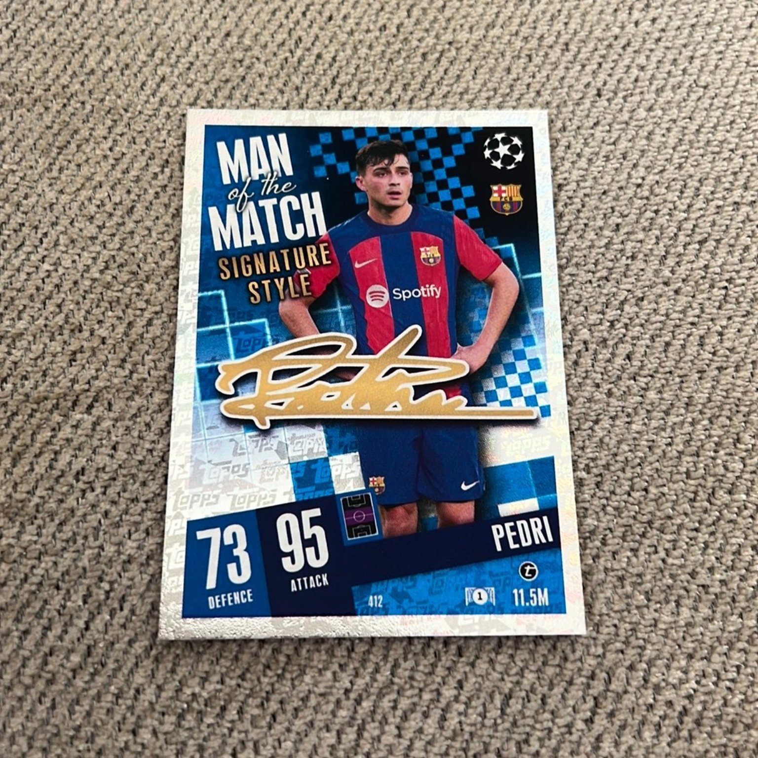 PEDRI - Man of The Match Signature Style - Matc.. | Köp på Tradera ...