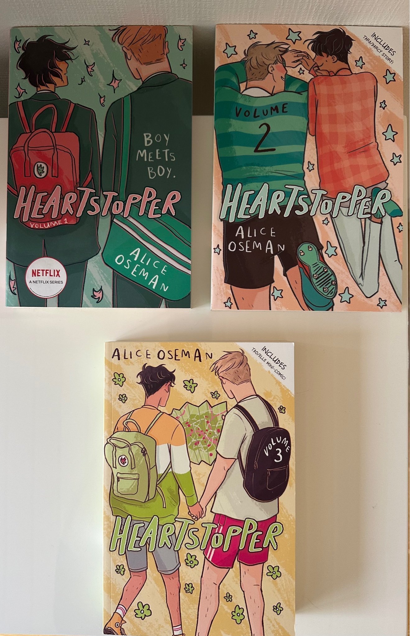 Heartstopper Volym 1-3 av Alice Oseman | Köp på Tradera (701979536)