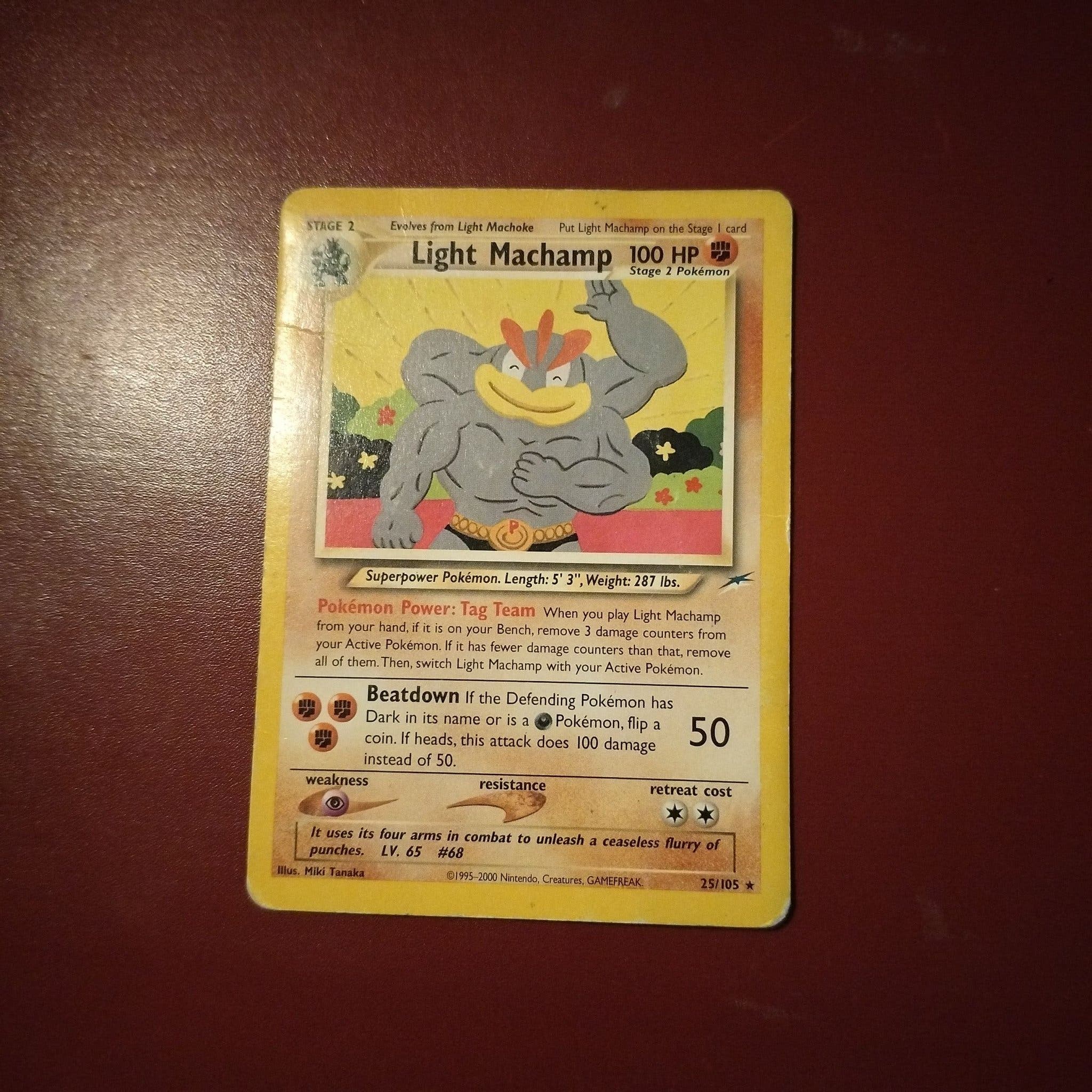 Light Machamp - Pokémonkort | Köp på Tradera (703809461)