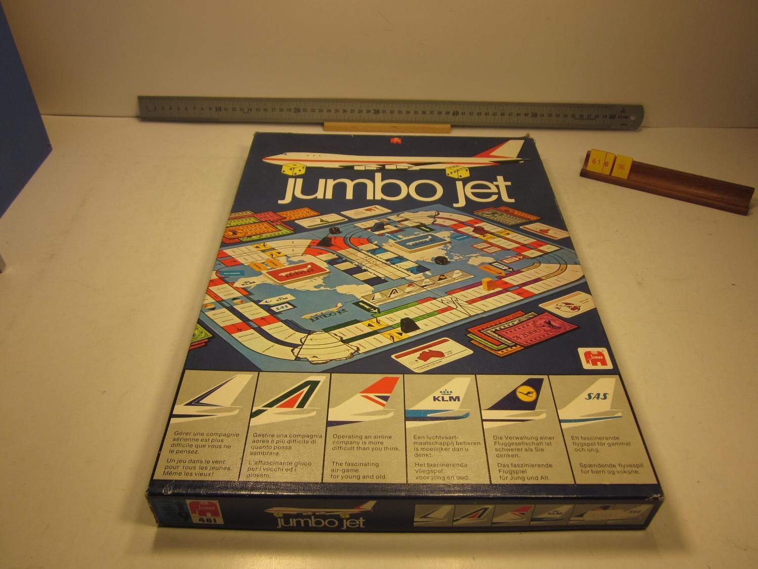 Jumbo Jet, Jumbo 1976, Komplett med innehåll i .. | Köp på Tradera ...