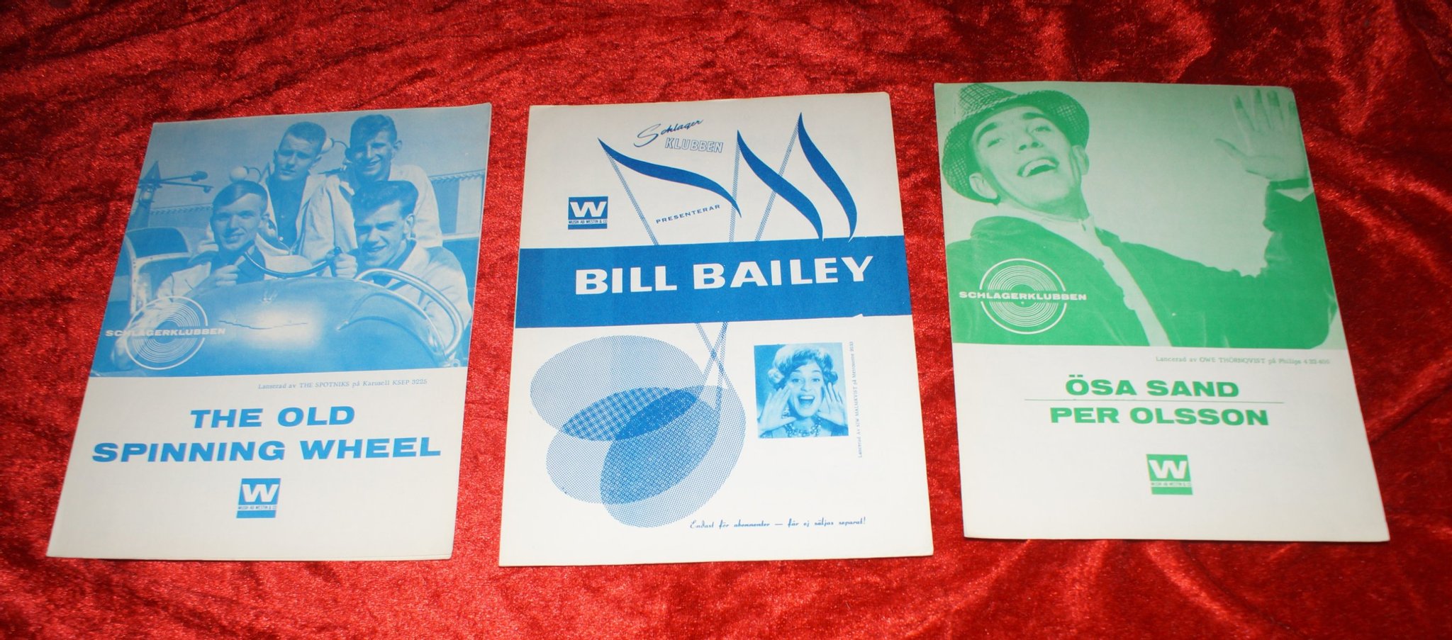 3 st SCHLAGERKLUBBEN BILL BAILEY SPOTNIKS THÖRN.. | Köp på Tradera ...