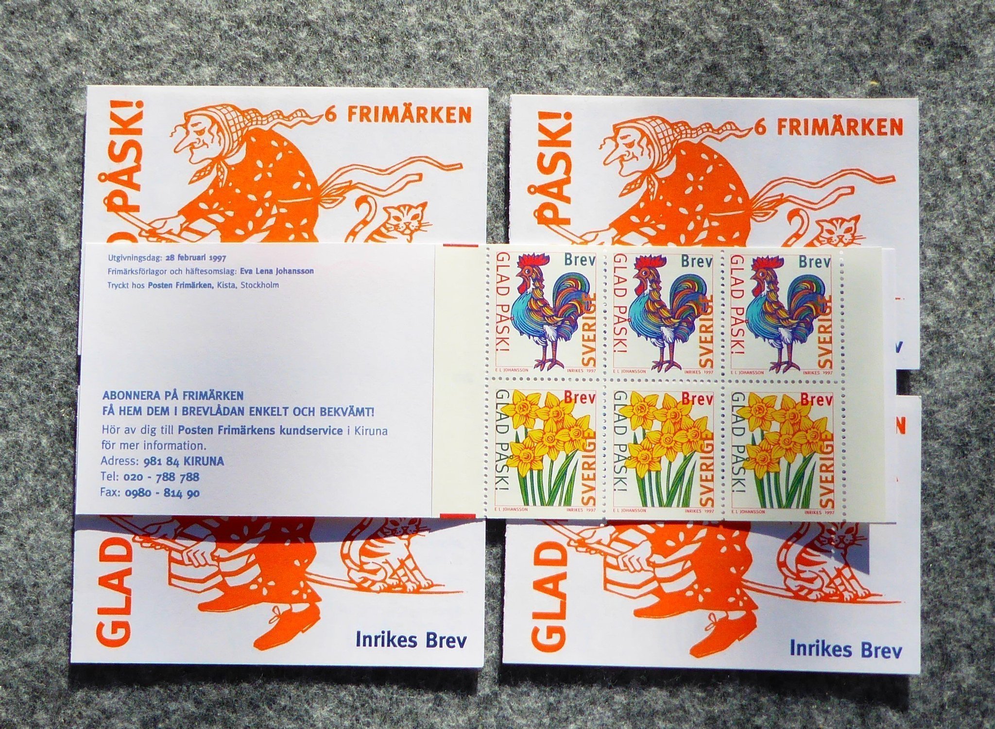 30 Valörlösa inrikes brev med original gummerin.. | Köp på Tradera ...