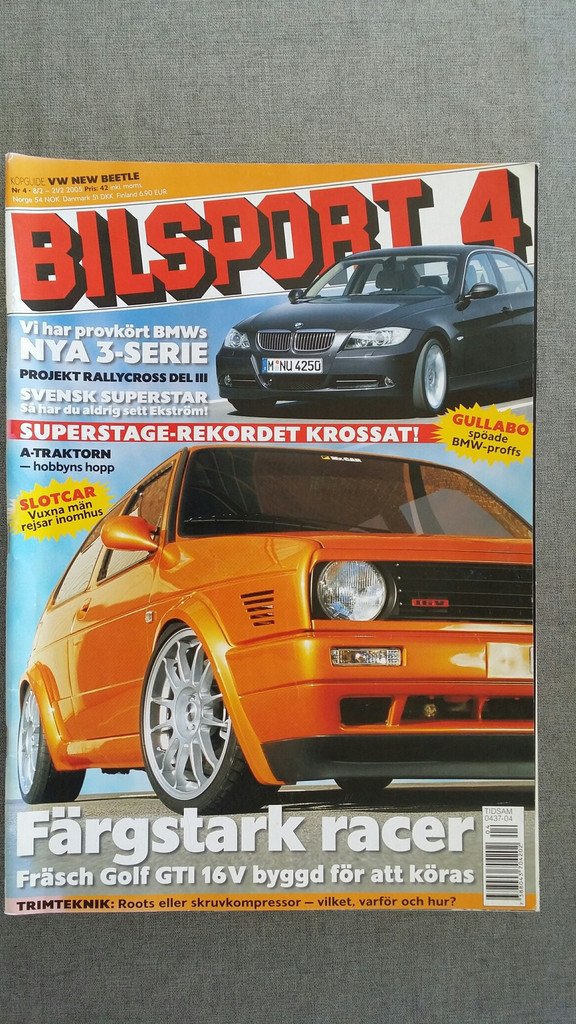 Bilsport nr 4 2005: BMW M3 CSL, VW Golf GTI 16V.. | Köp på Tradera ...
